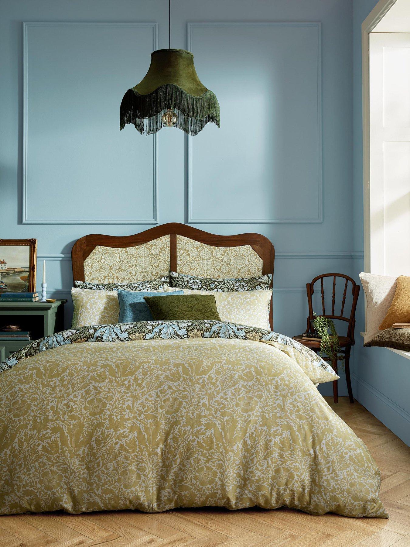 William Morris at Home Compton 100% Cotton Sateen Duvet Cover Set | Very