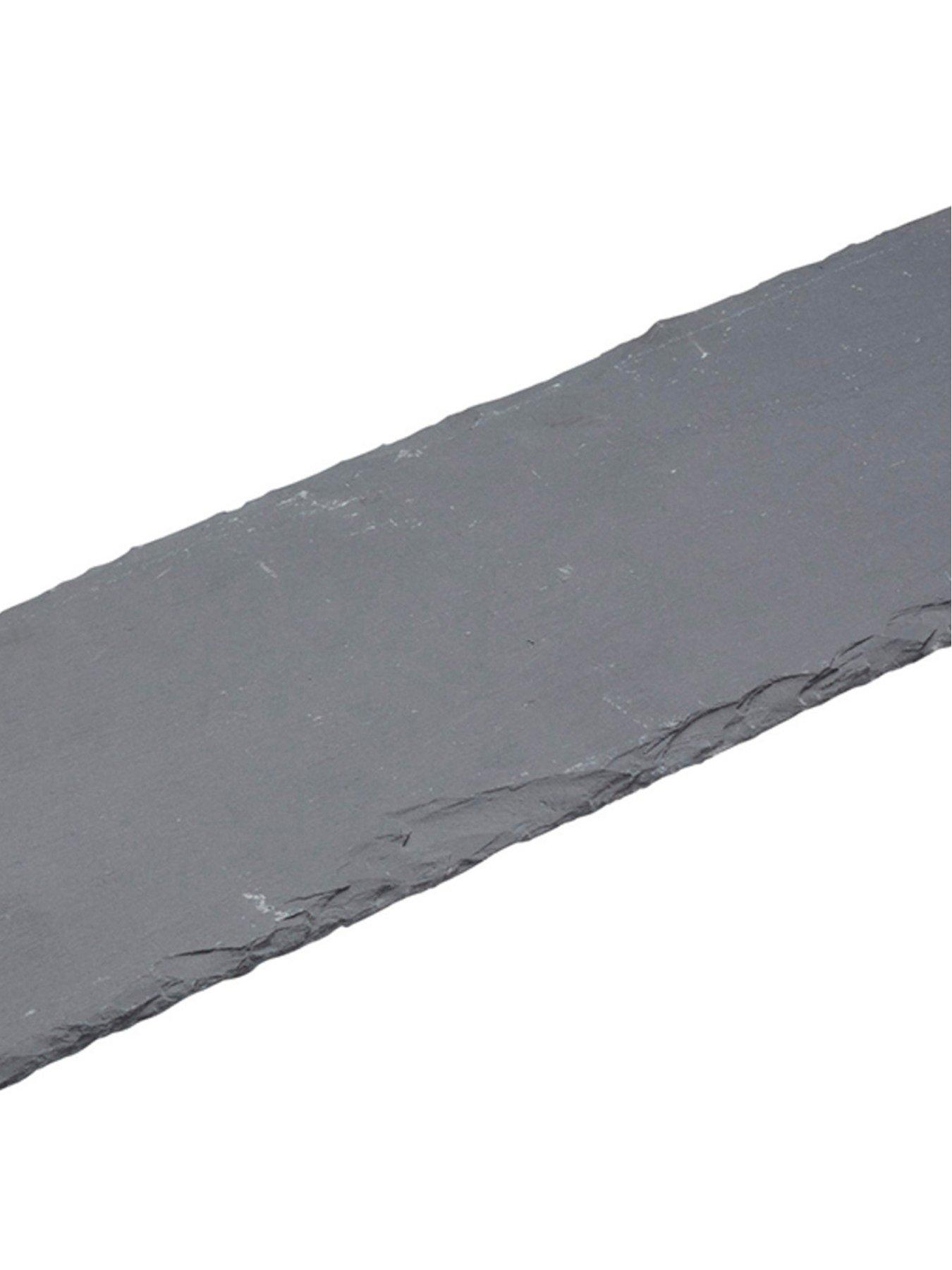 Artesa Artes Slate Serving Platter With Copper Coloured Handles, 60cm X ...