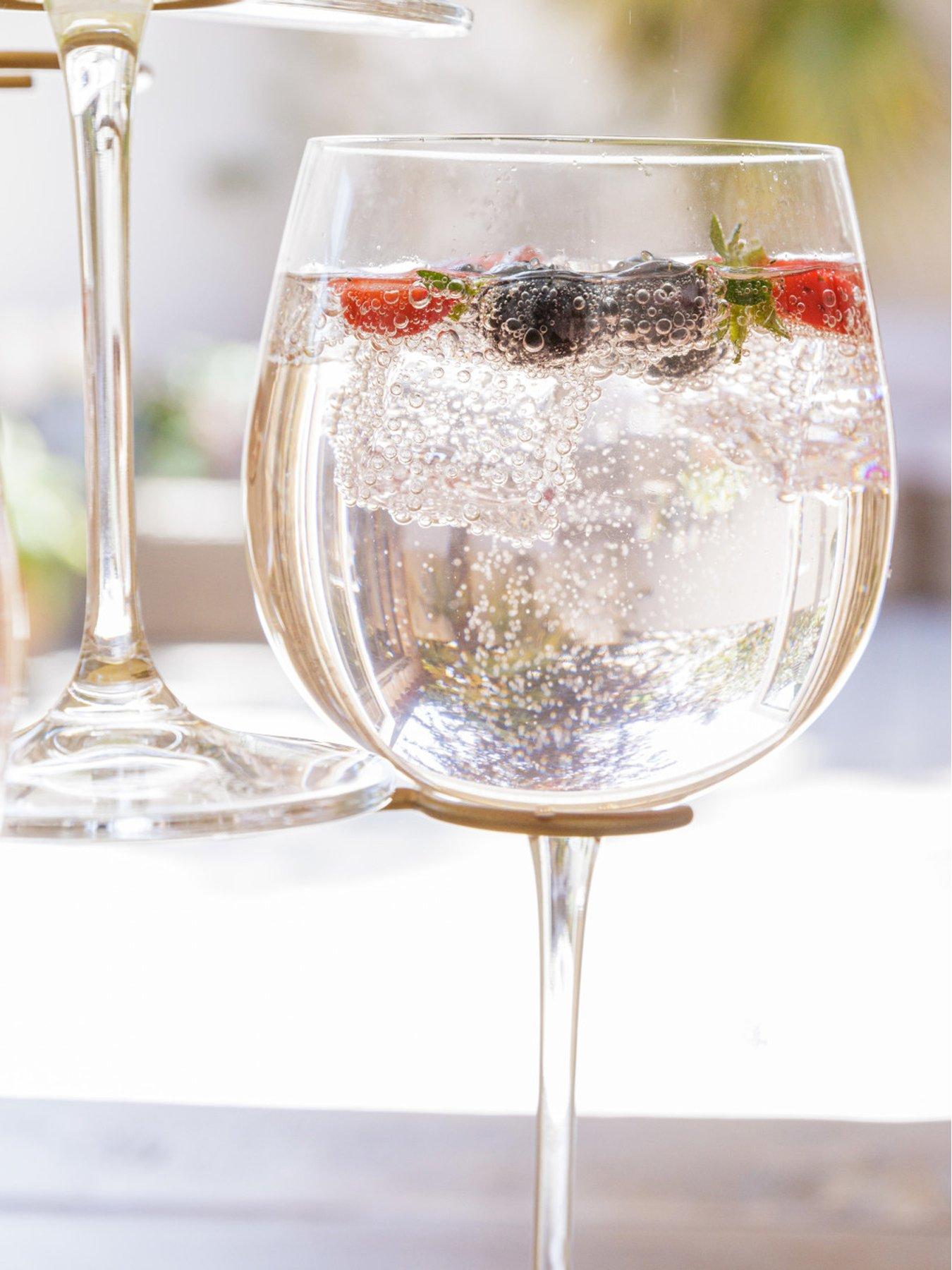 Artesa Gin and Cocktail Serving Tree, Gold Finish | Very