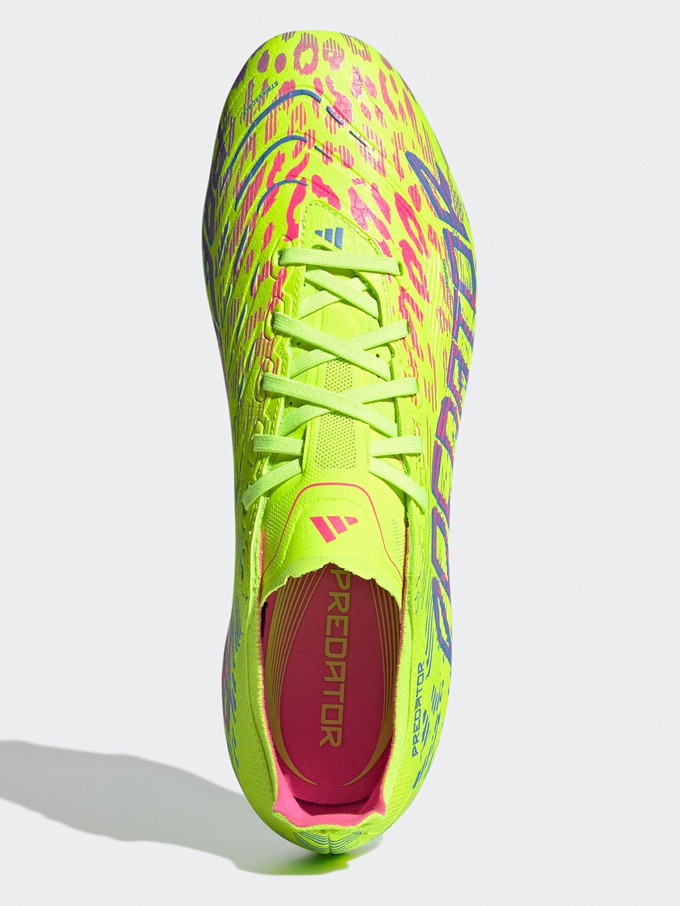 adidas Mens Predator League Firm Ground Football Boot - Yellow | Very