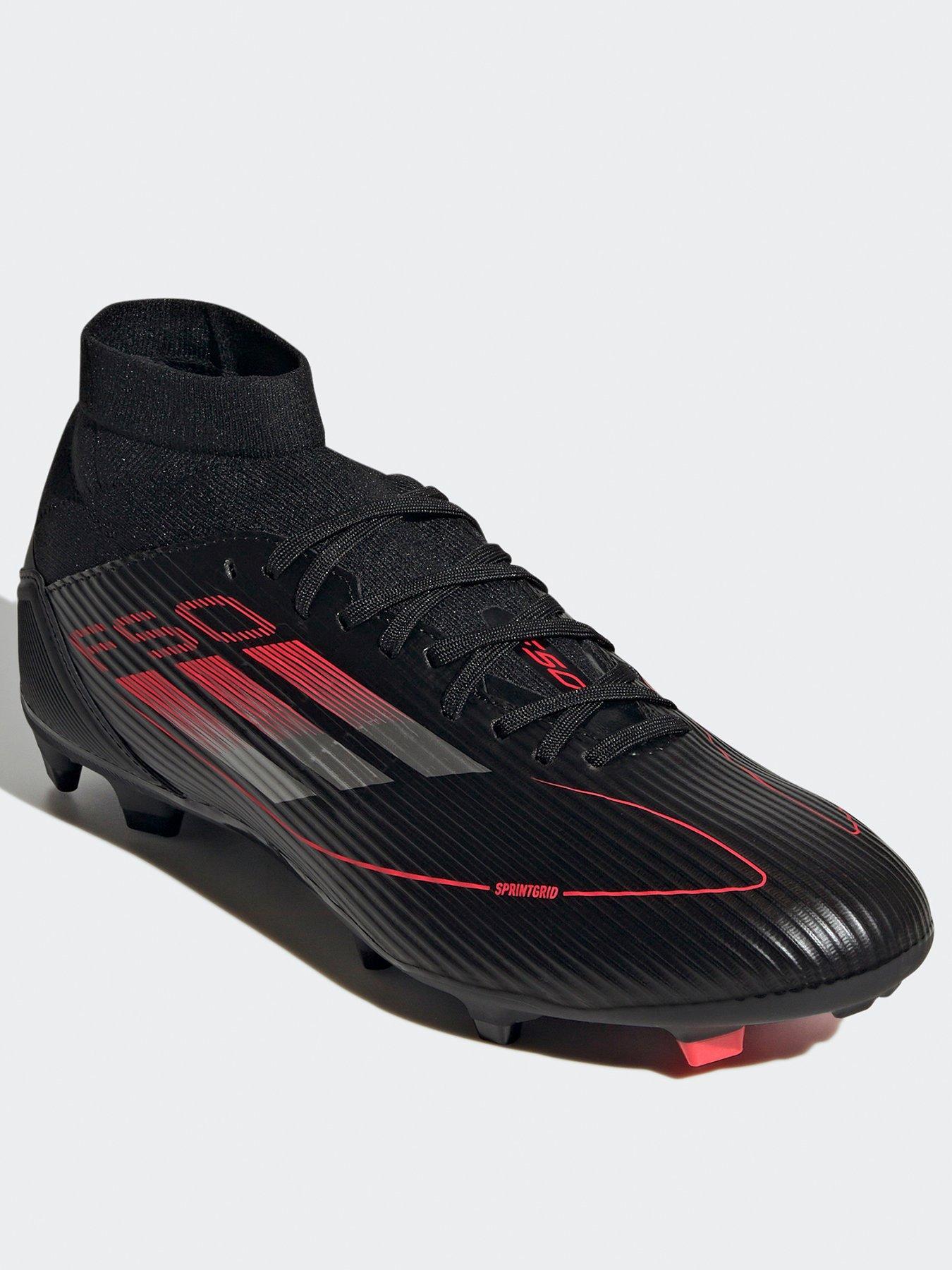 adidas Mens F50 League Midi Firm Ground Football Boot - Black | Very