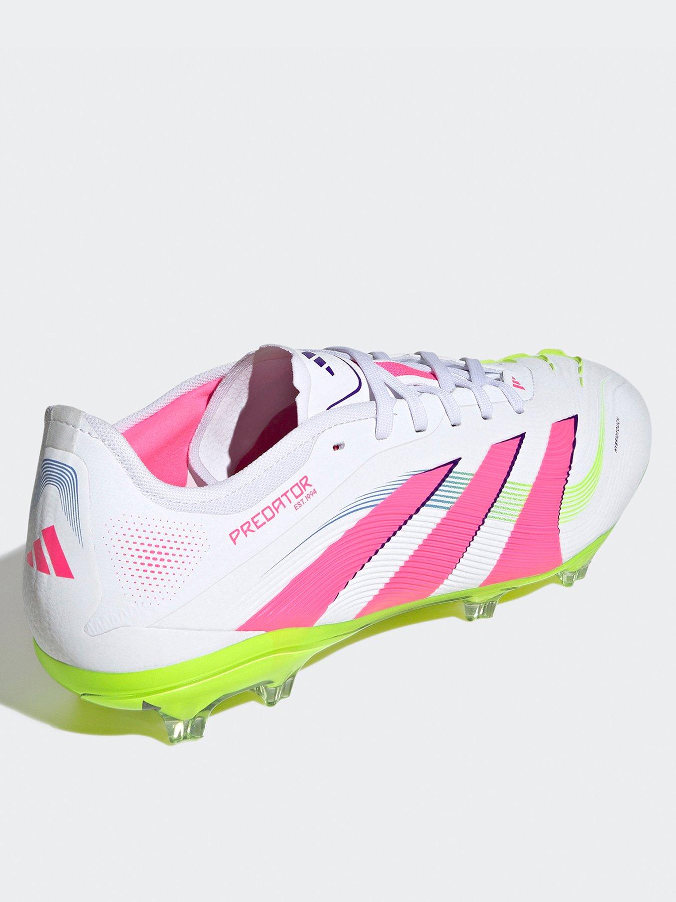adidas Mens Predator Pro Firm Ground Football Boot - White | Very