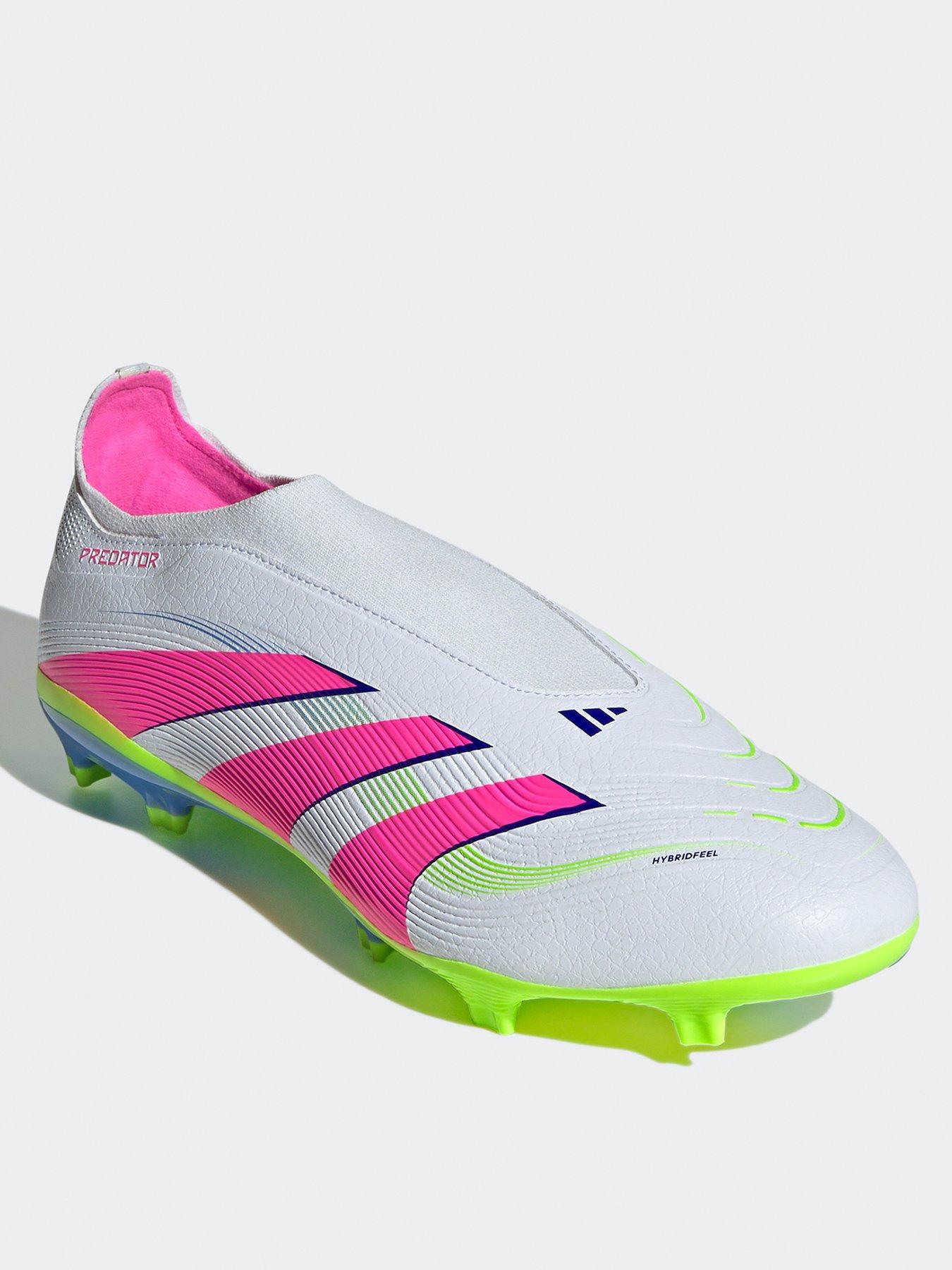 adidas Mens Predator League Laceless Firm Ground Football Boot - White ...