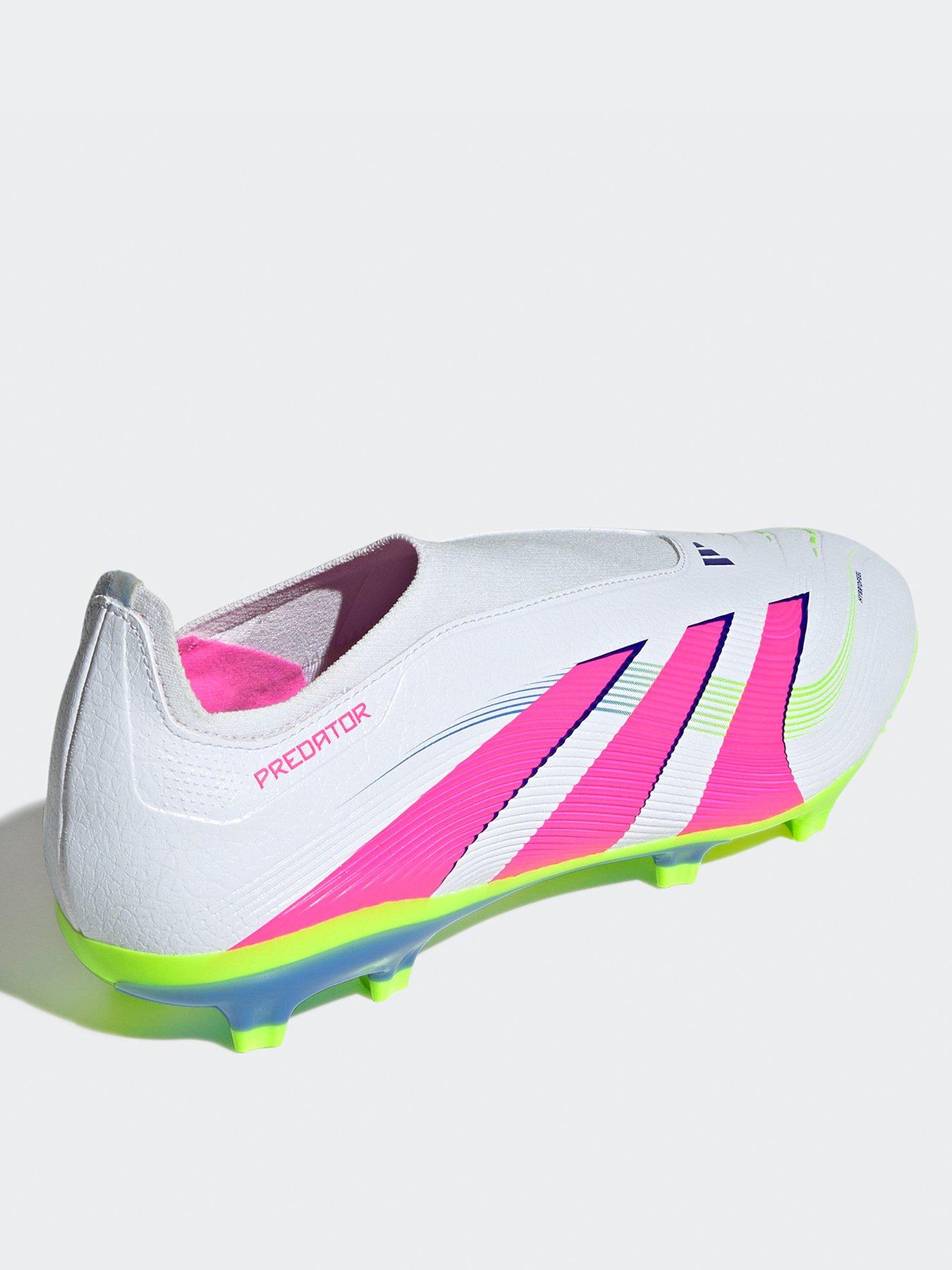 adidas Mens Predator League Laceless Firm Ground Football Boot - White ...