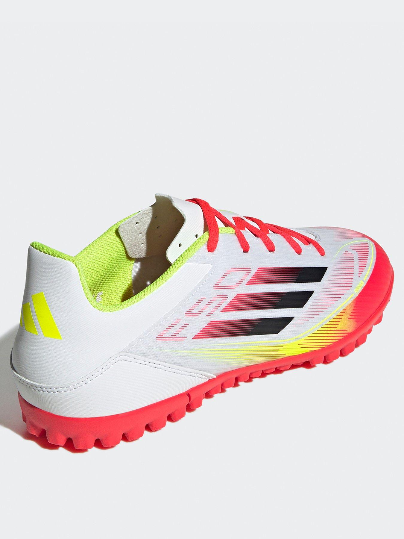 adidas Mens F50 Club Astro Turf Football Boot - White | Very