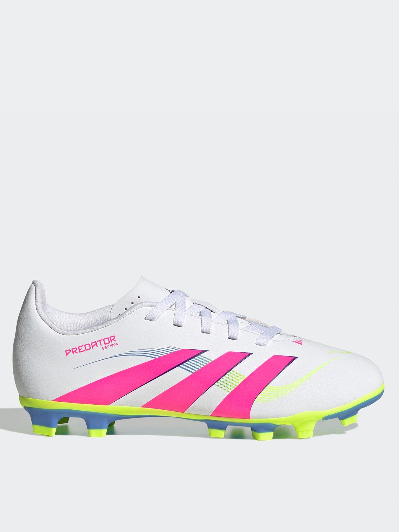 adidas Junior Predator Club Firm Ground Football Boot - White | Very