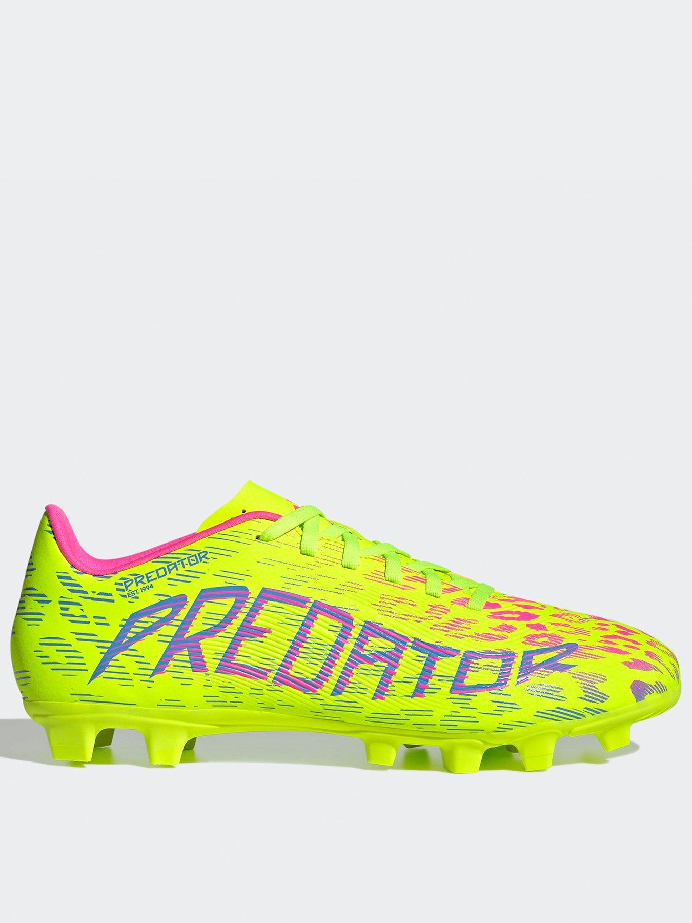 adidas Mens Predator Club Firm Ground Football Boot - Yellow | Very