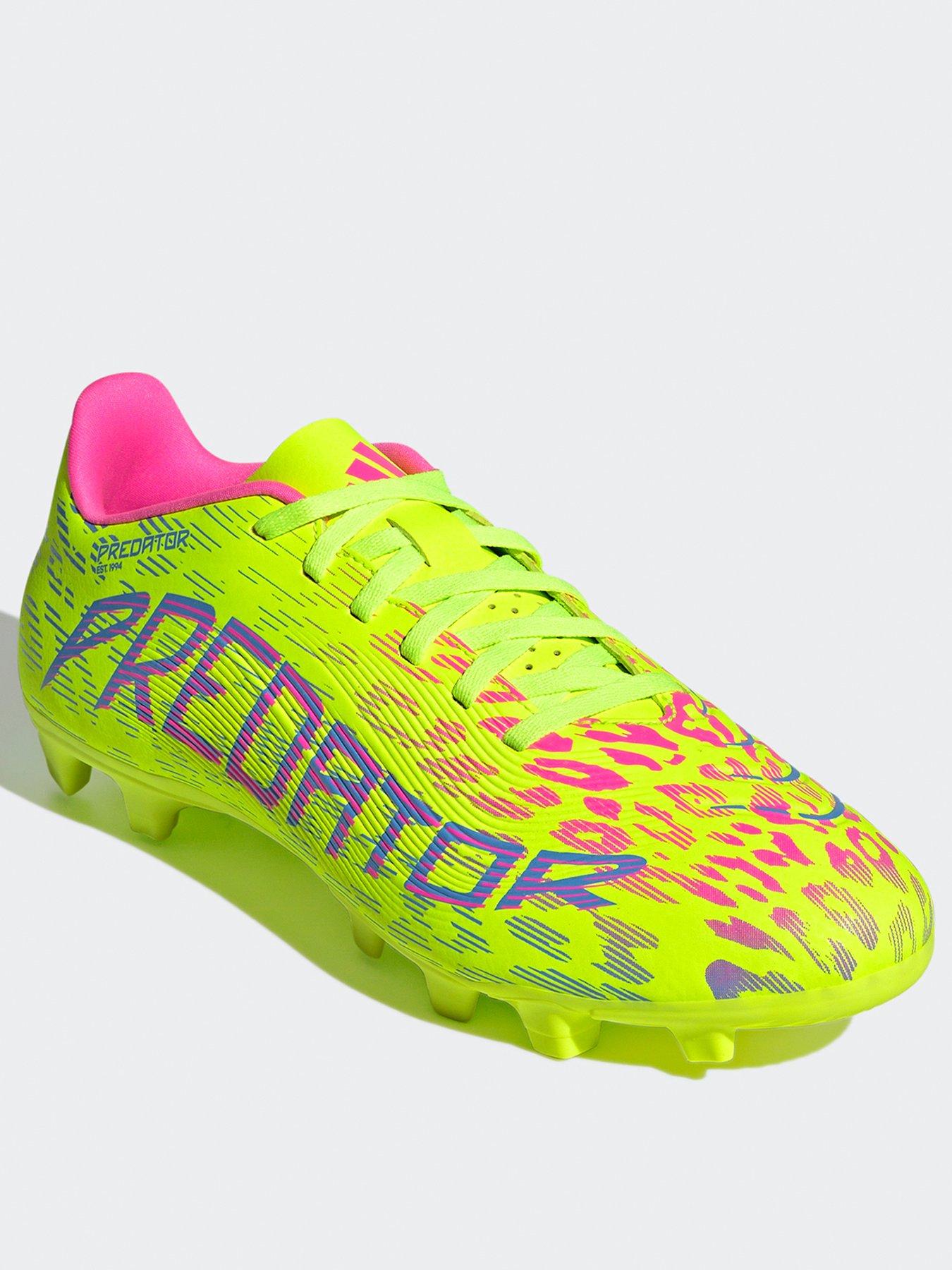 adidas Mens Predator Club Firm Ground Football Boot - Yellow | Very