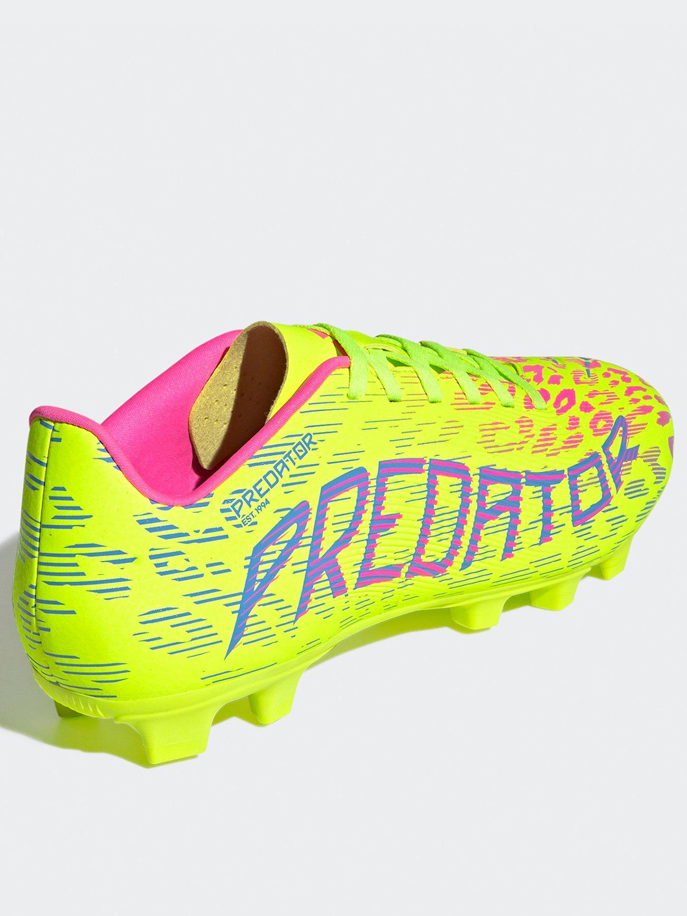 adidas Mens Predator Club Firm Ground Football Boot - Yellow | Very