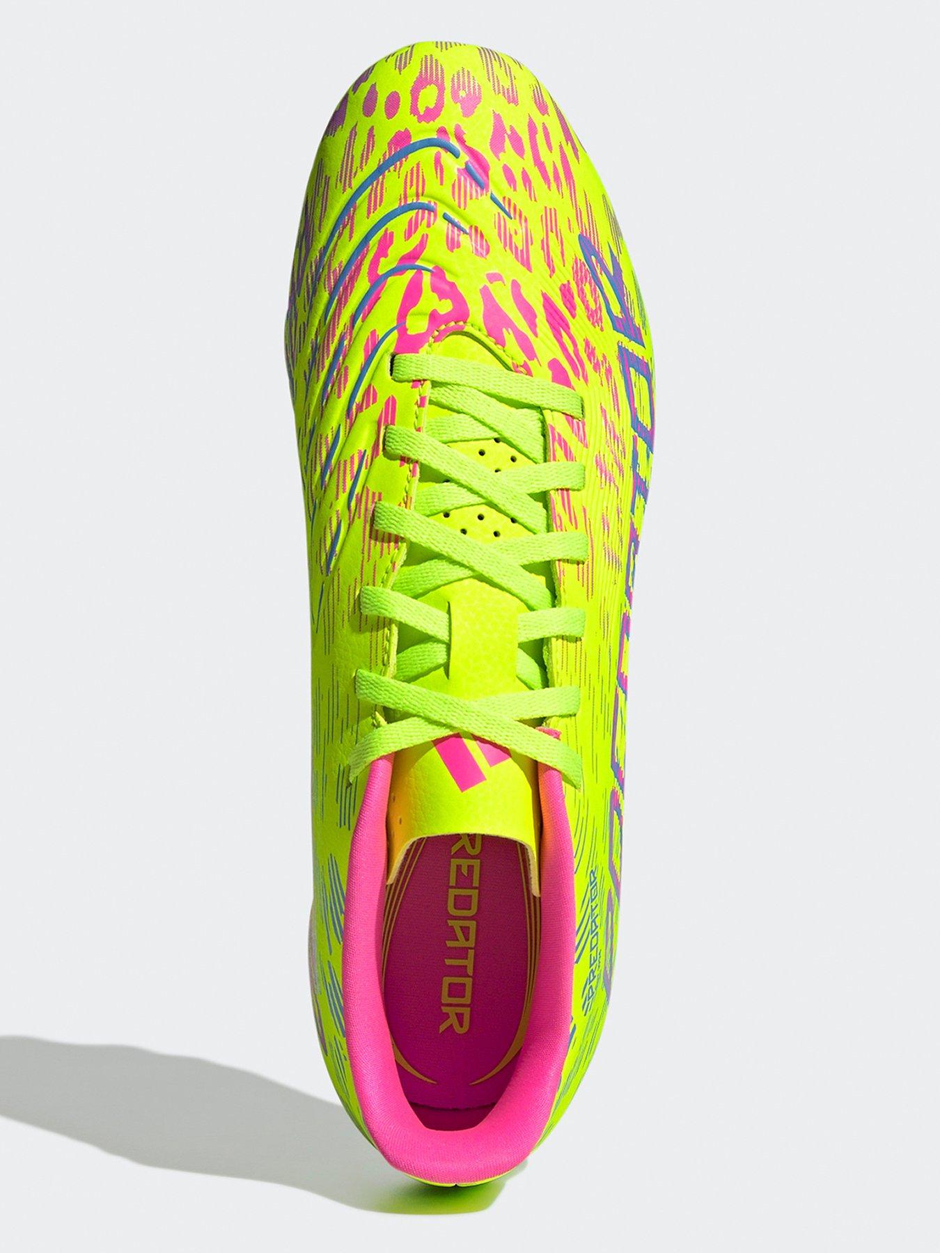 adidas Mens Predator Club Firm Ground Football Boot - Yellow | Very