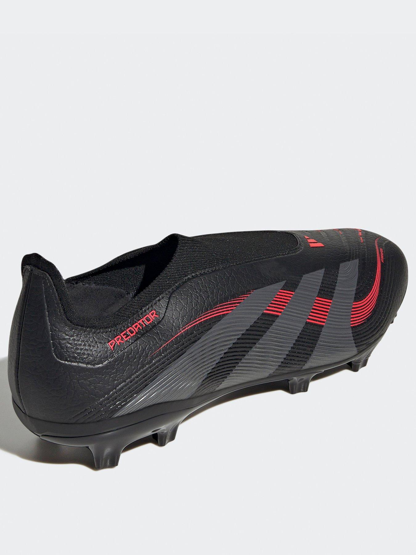 adidas Mens Predator League Laceless Firm Ground Football Boot - Black ...