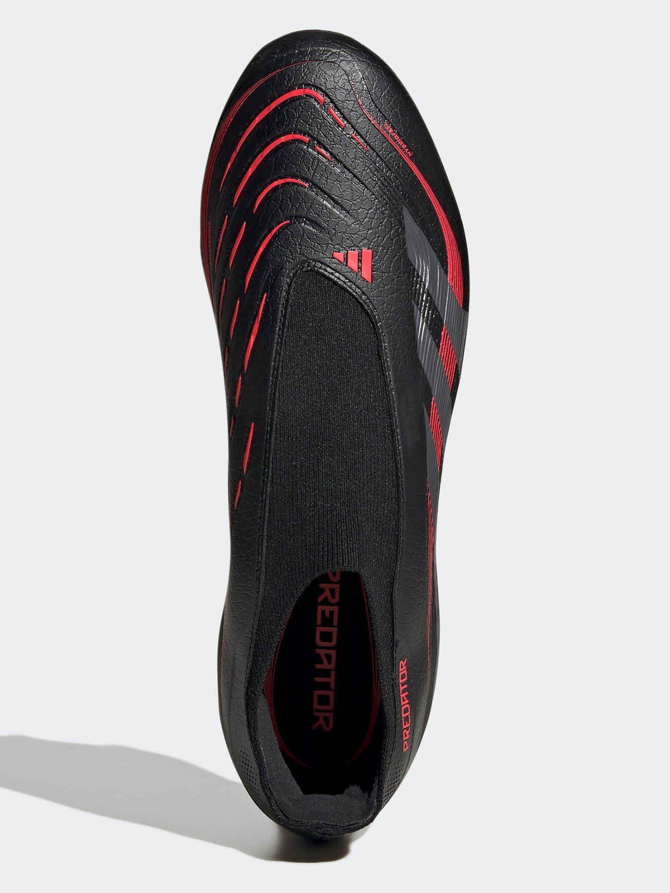 adidas Mens Predator League Laceless Firm Ground Football Boot - Black ...