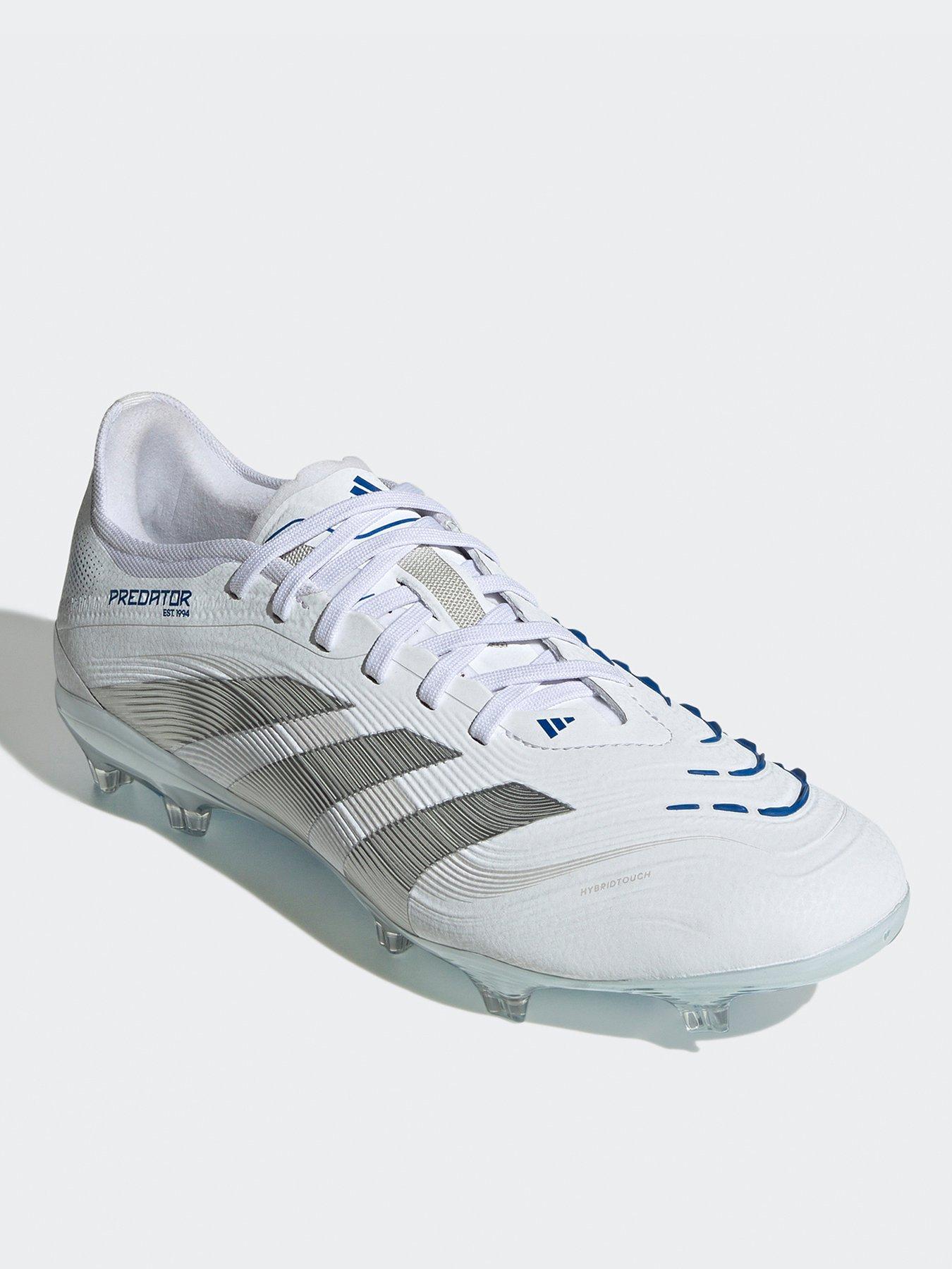 adidas Mens Predator Pro Firm Ground Football Boot - White | Very