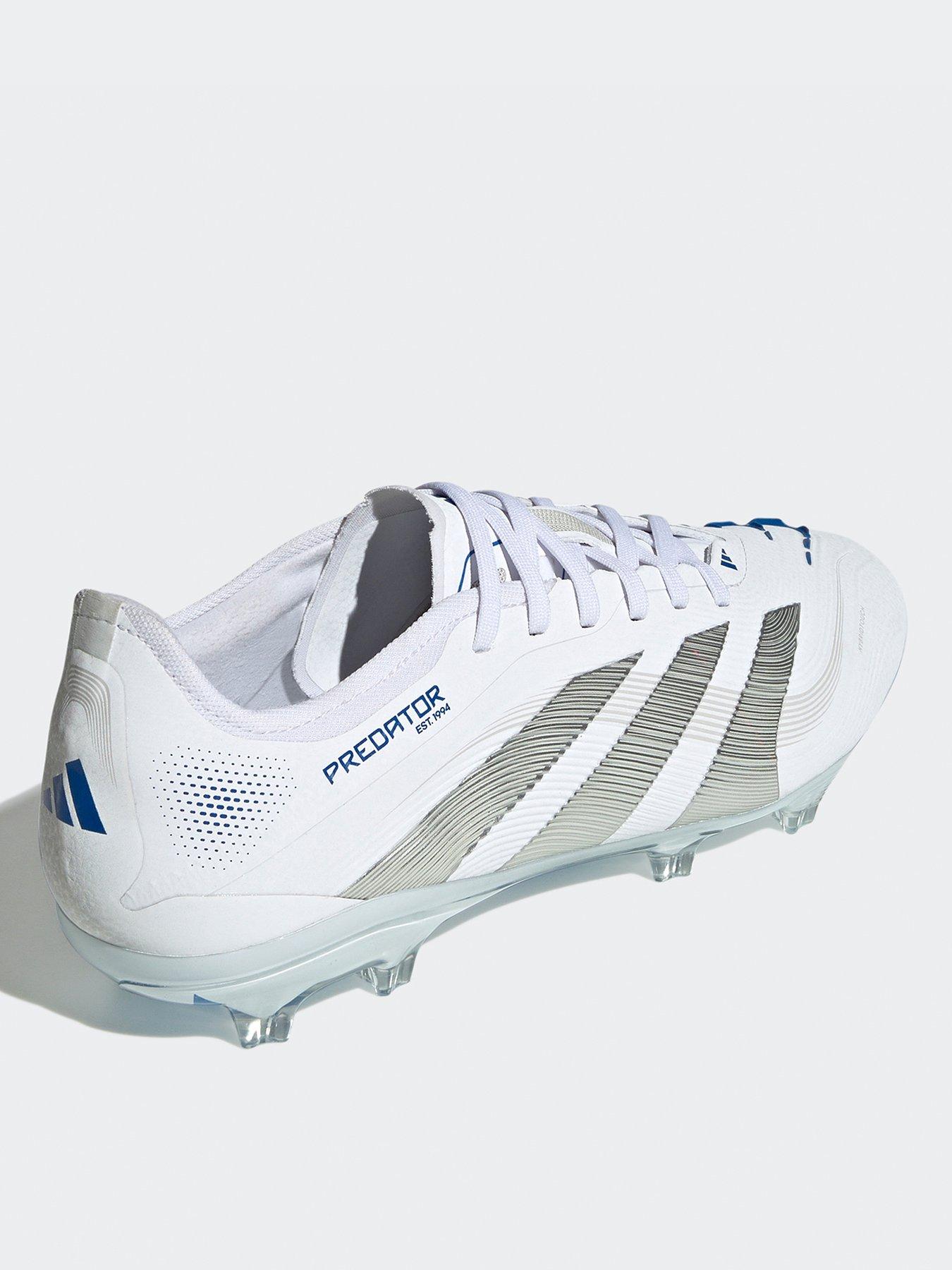 adidas Mens Predator Pro Firm Ground Football Boot - White | Very