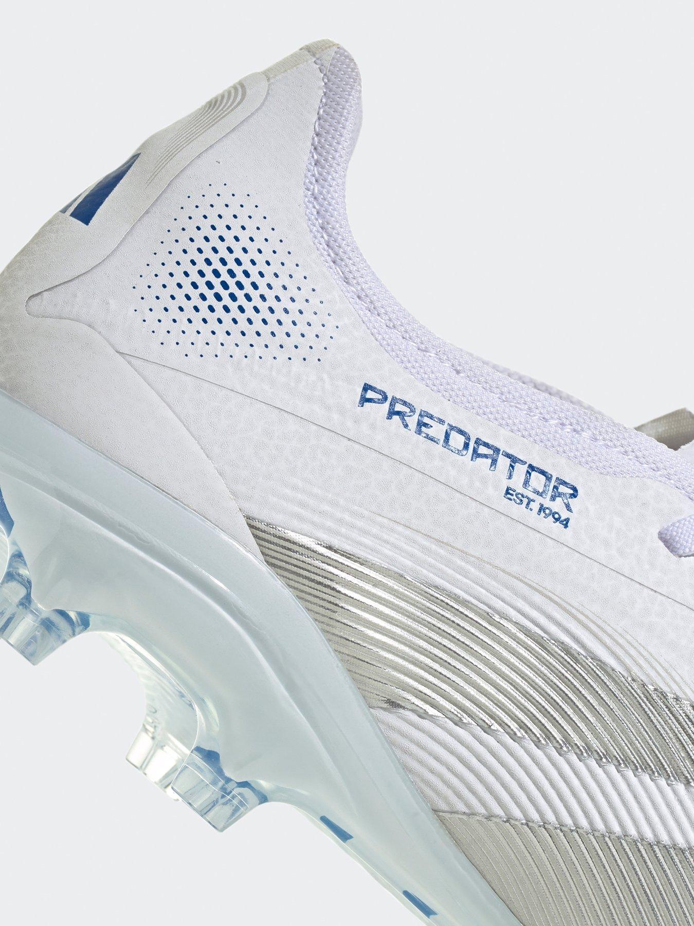 adidas Mens Predator Pro Firm Ground Football Boot - White | Very