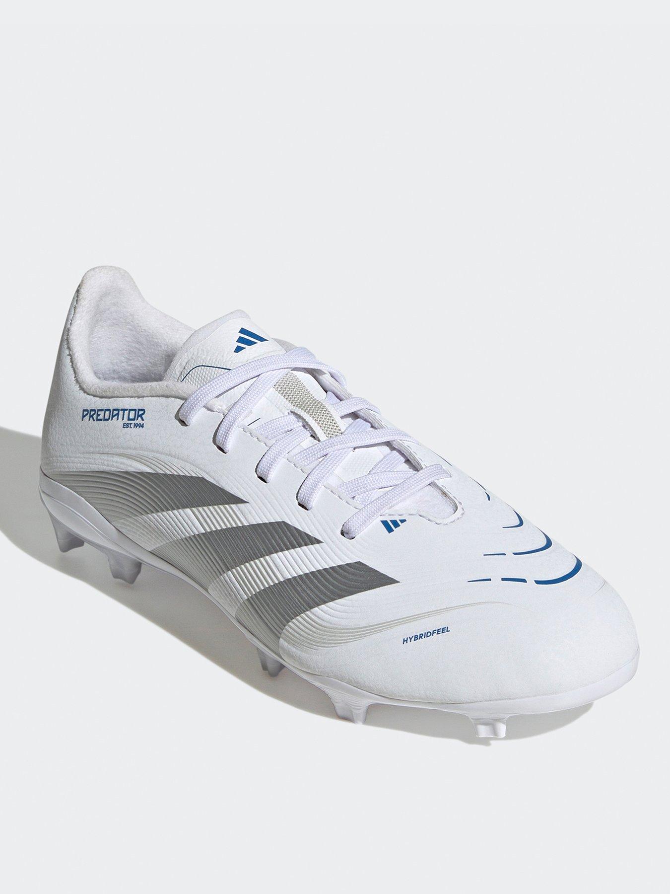adidas Junior Predator League Firm Ground Football Boot - White | Very