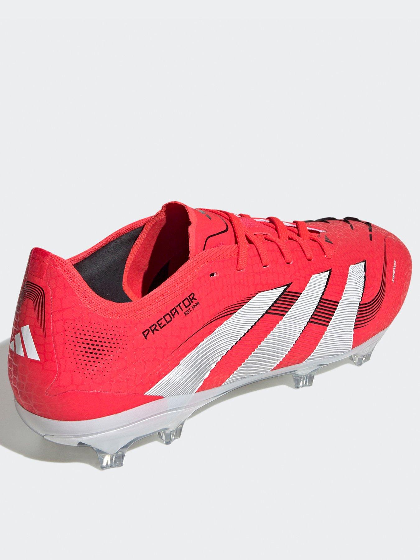 adidas Mens Predator Pro Firm Ground Football Boot - Red | Very