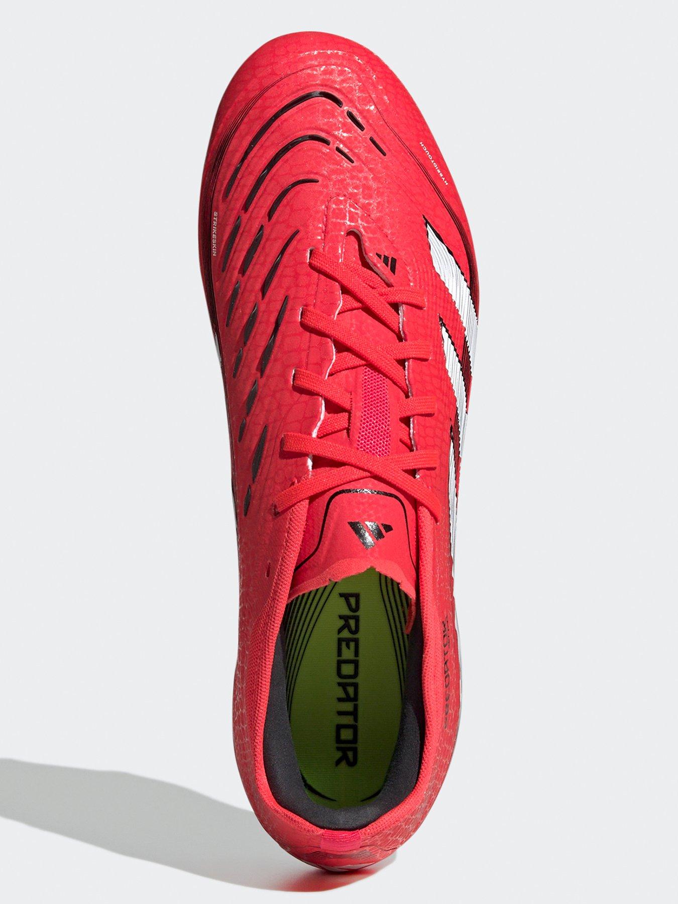 adidas Mens Predator Pro Firm Ground Football Boot - Red | Very