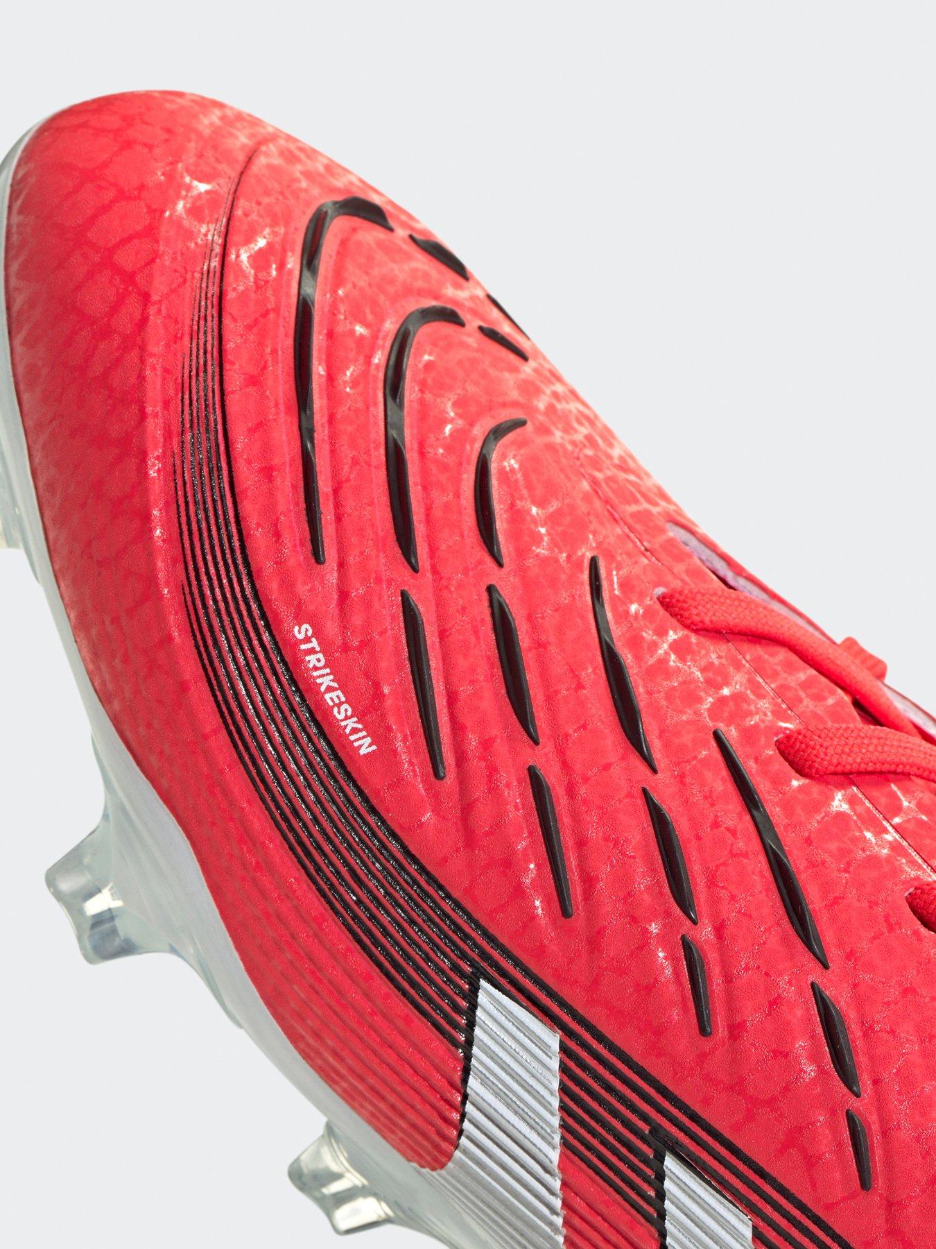 adidas Mens Predator Pro Firm Ground Football Boot - Red | Very