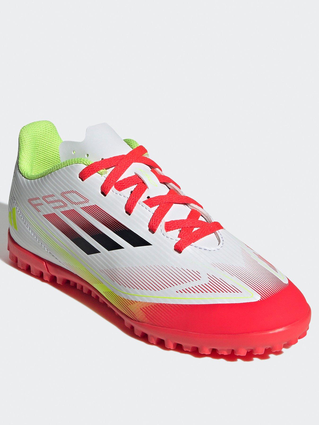 adidas Junior F50 Club Astro Turf Football Boot - White | Very