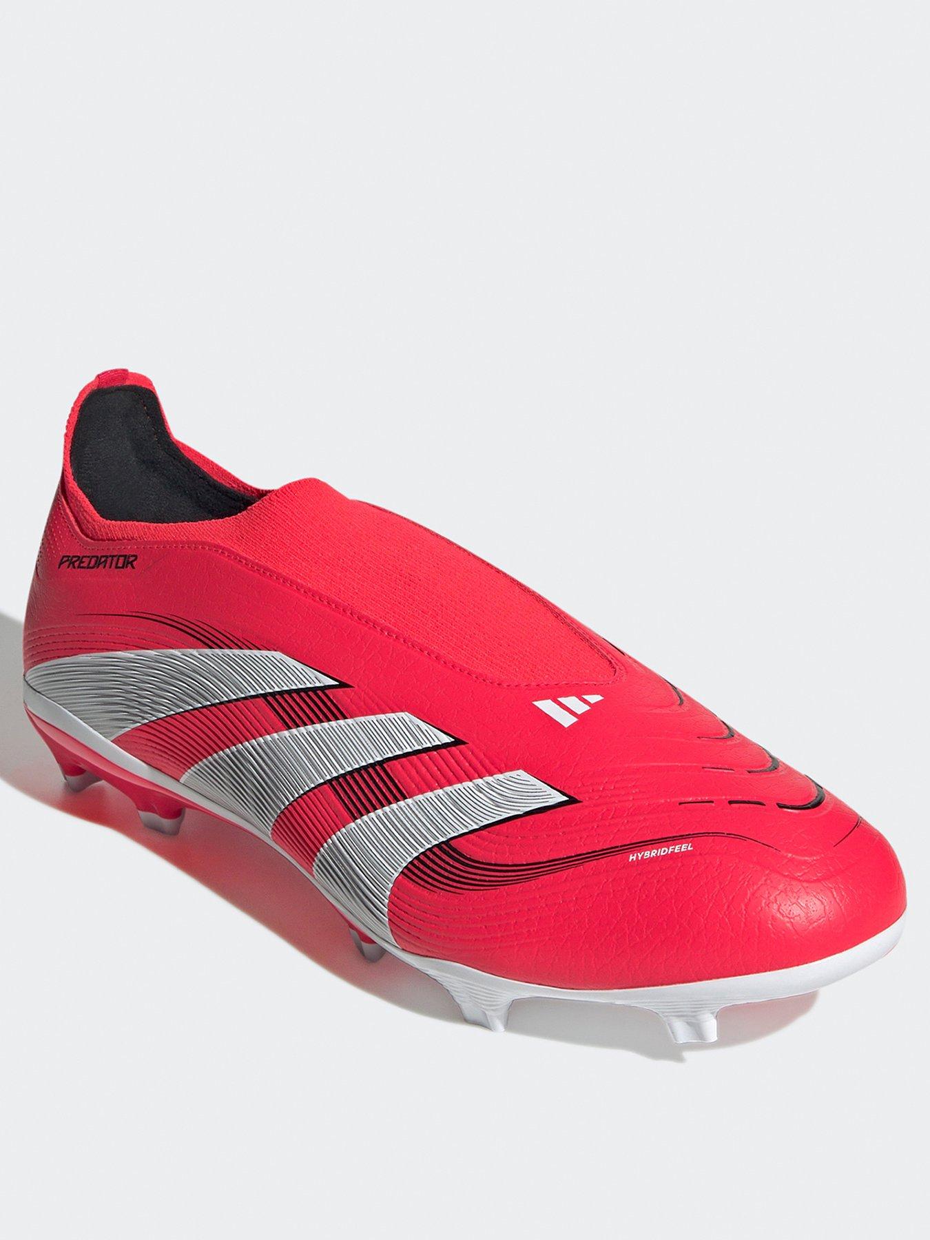 adidas Mens Predator League Laceless Firm Ground Football Boot - Red | Very