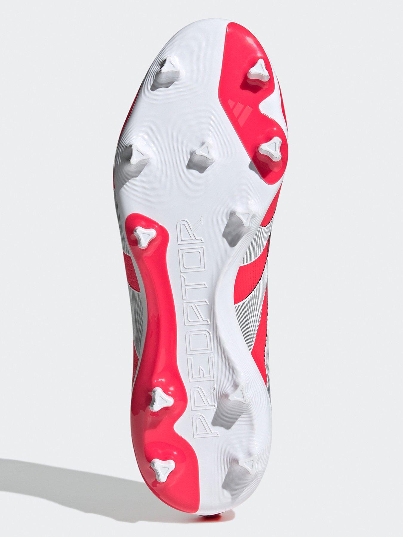 adidas Mens Predator League Laceless Firm Ground Football Boot - Red | Very