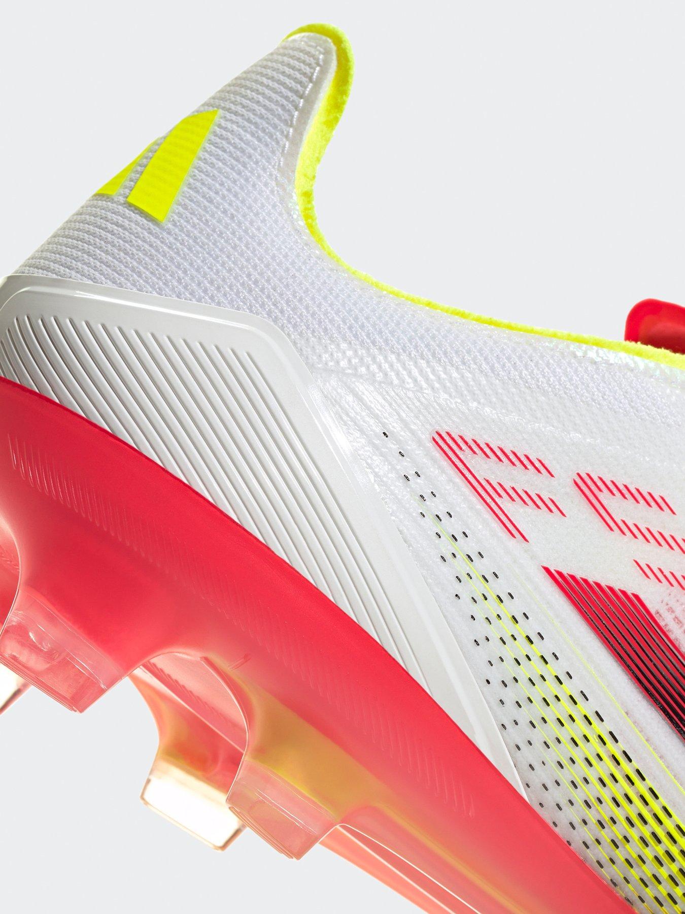 adidas Mens F50 Pro Firm Ground Football Boot - White | Very