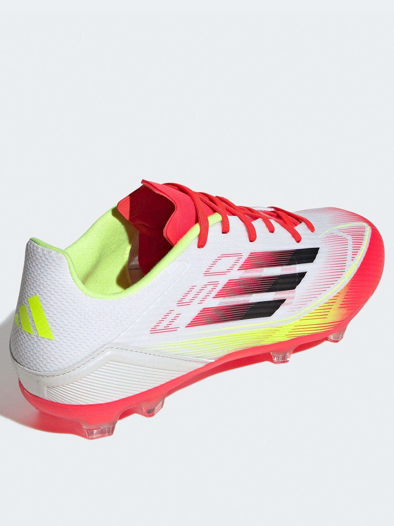 adidas Mens F50 League Firm Ground Football Boot - White | Very