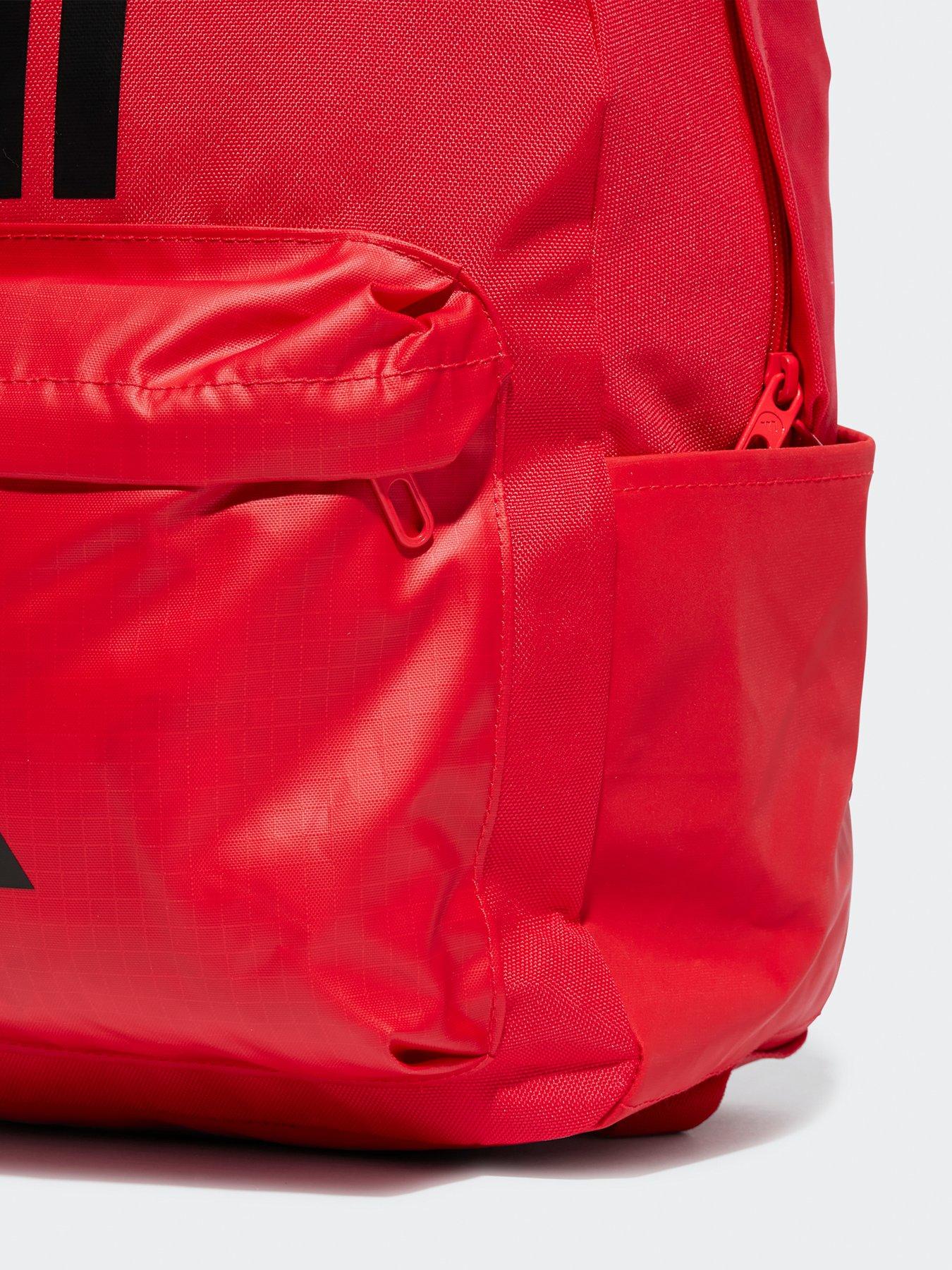 adidas Sportswear Unisex Classic Back-to-school 3-stripe Backpack - Red ...