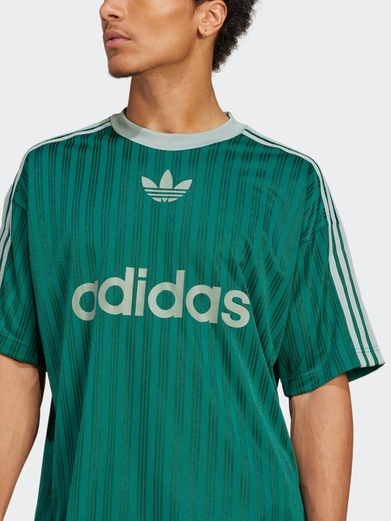 adidas Originals Men's Adicolor Poly T-Shirt - Collegiate Green | Very