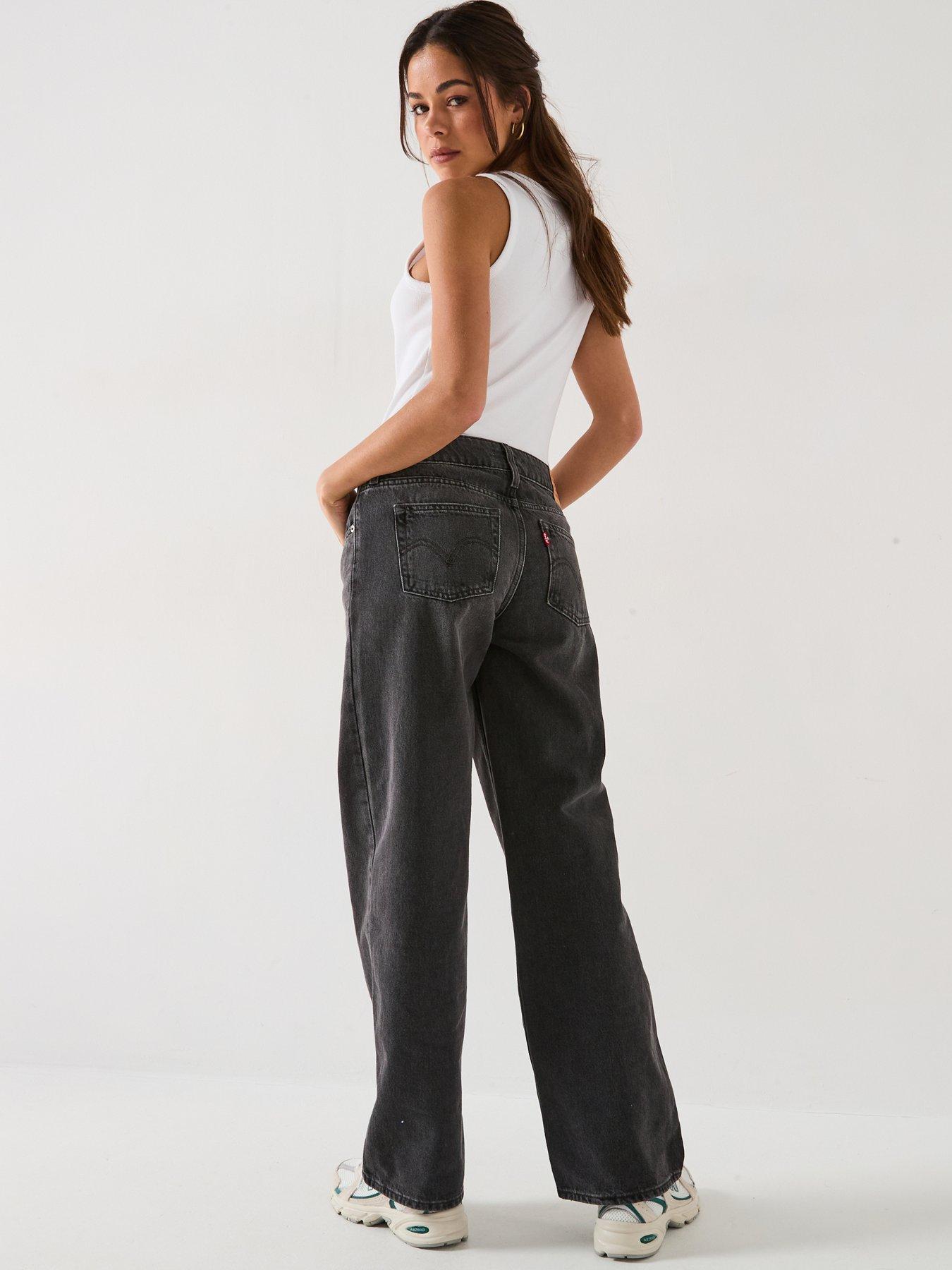 Levi's Superlow Jeans - Mic Dropped - Black | Very