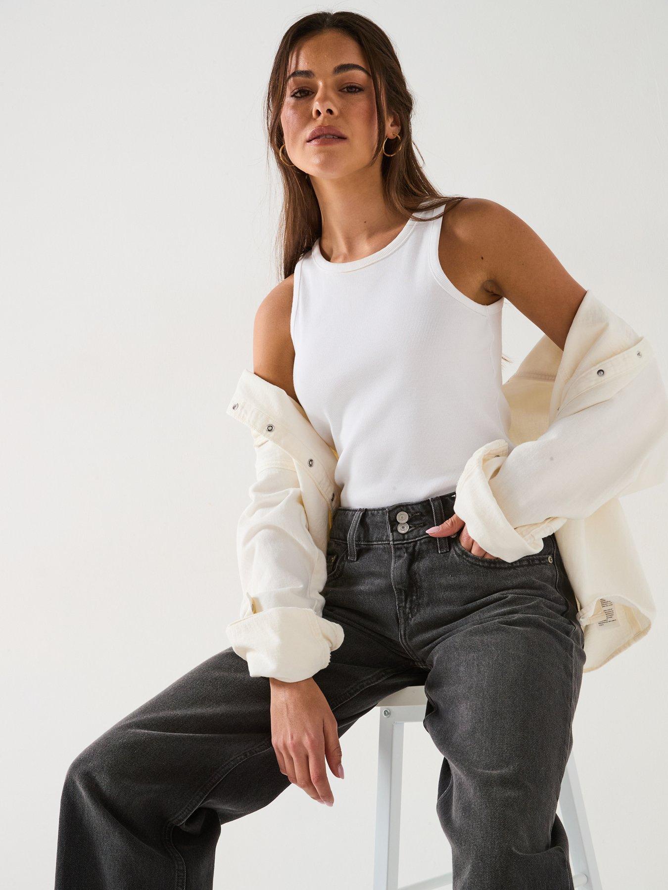 Levi's Superlow Jeans - Mic Dropped - Black | Very