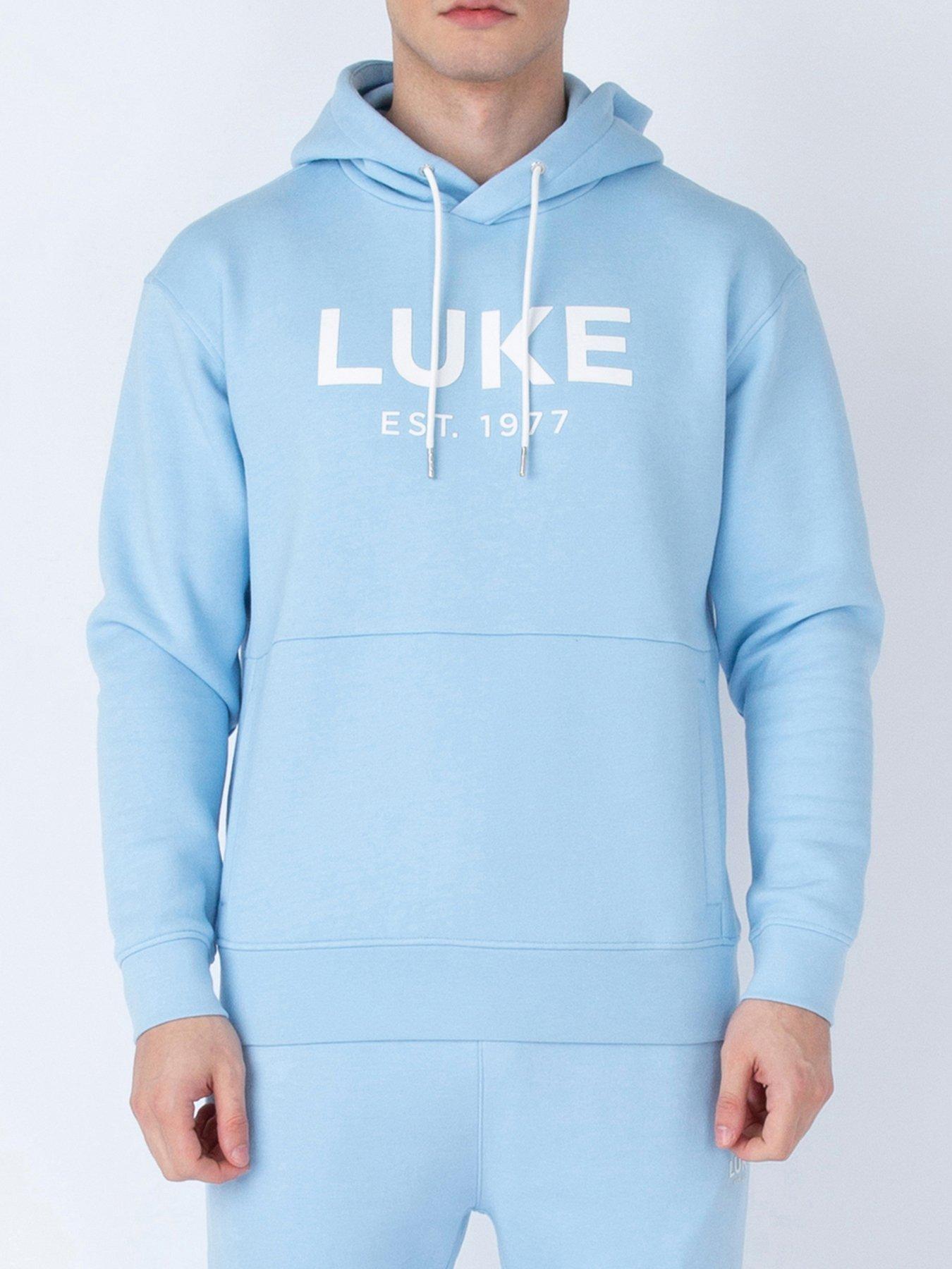 Luke 1977 Luke 1977 Grand Hoodie -light Blue | Very.co.uk