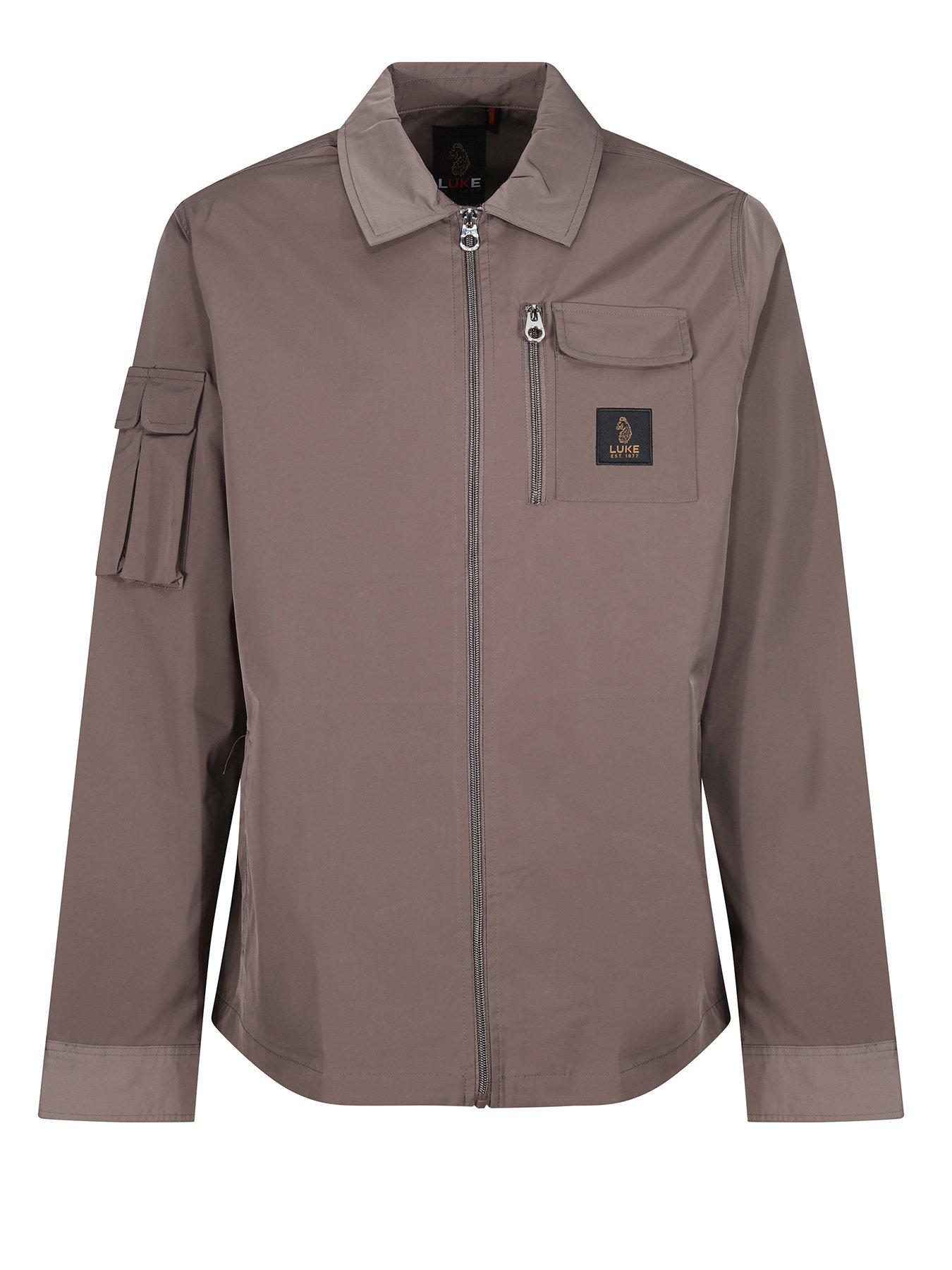 Luke 1977 Vietnam Technical Jacket -dark Brown | Very.co.uk