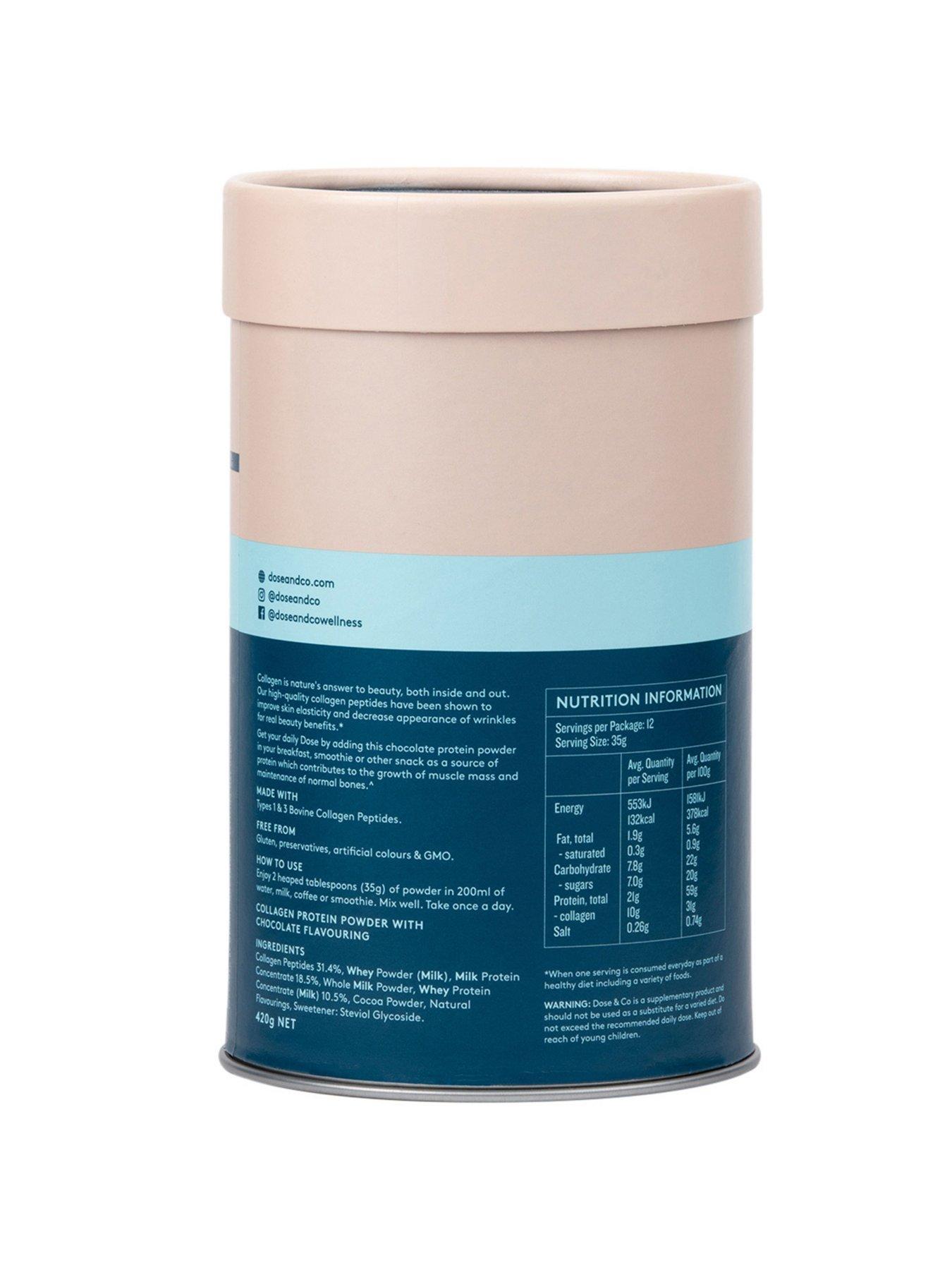 Dose & Co Collagen Protein Powder - Chocolate 420g | Very