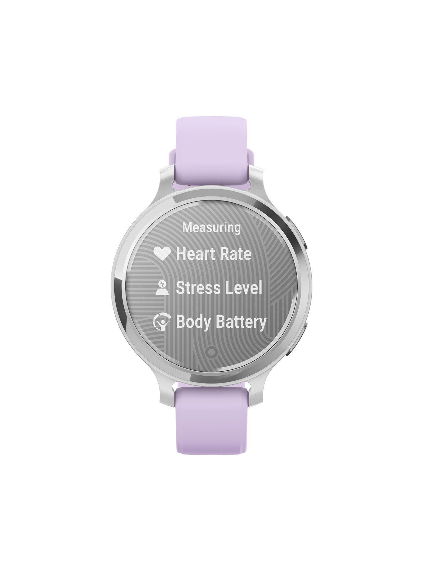Garmin Lily 2 Active Smartwatch - Silver Purple | Very