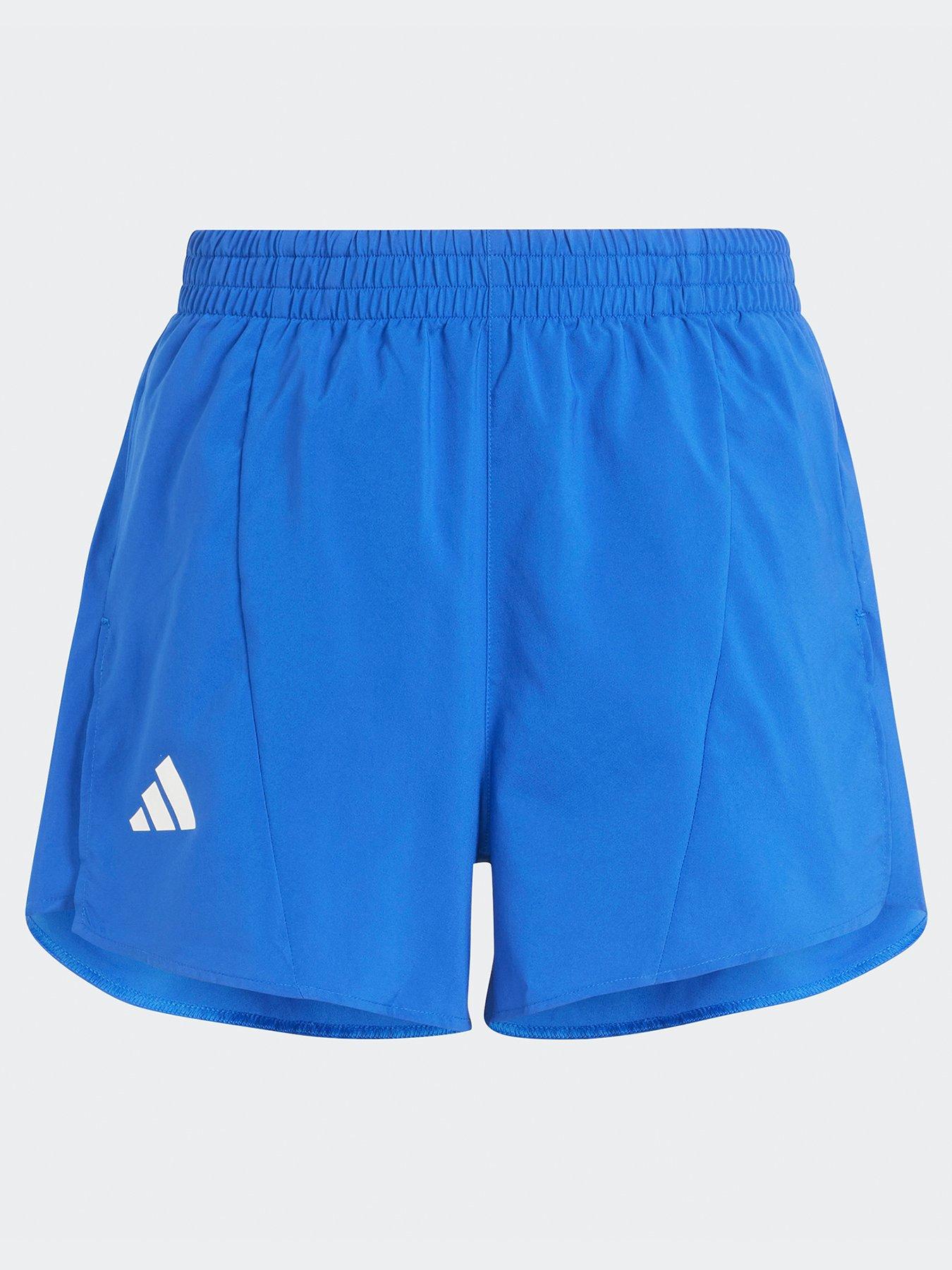 adidas Junior Boys Running Team Shorts - Blue | Very