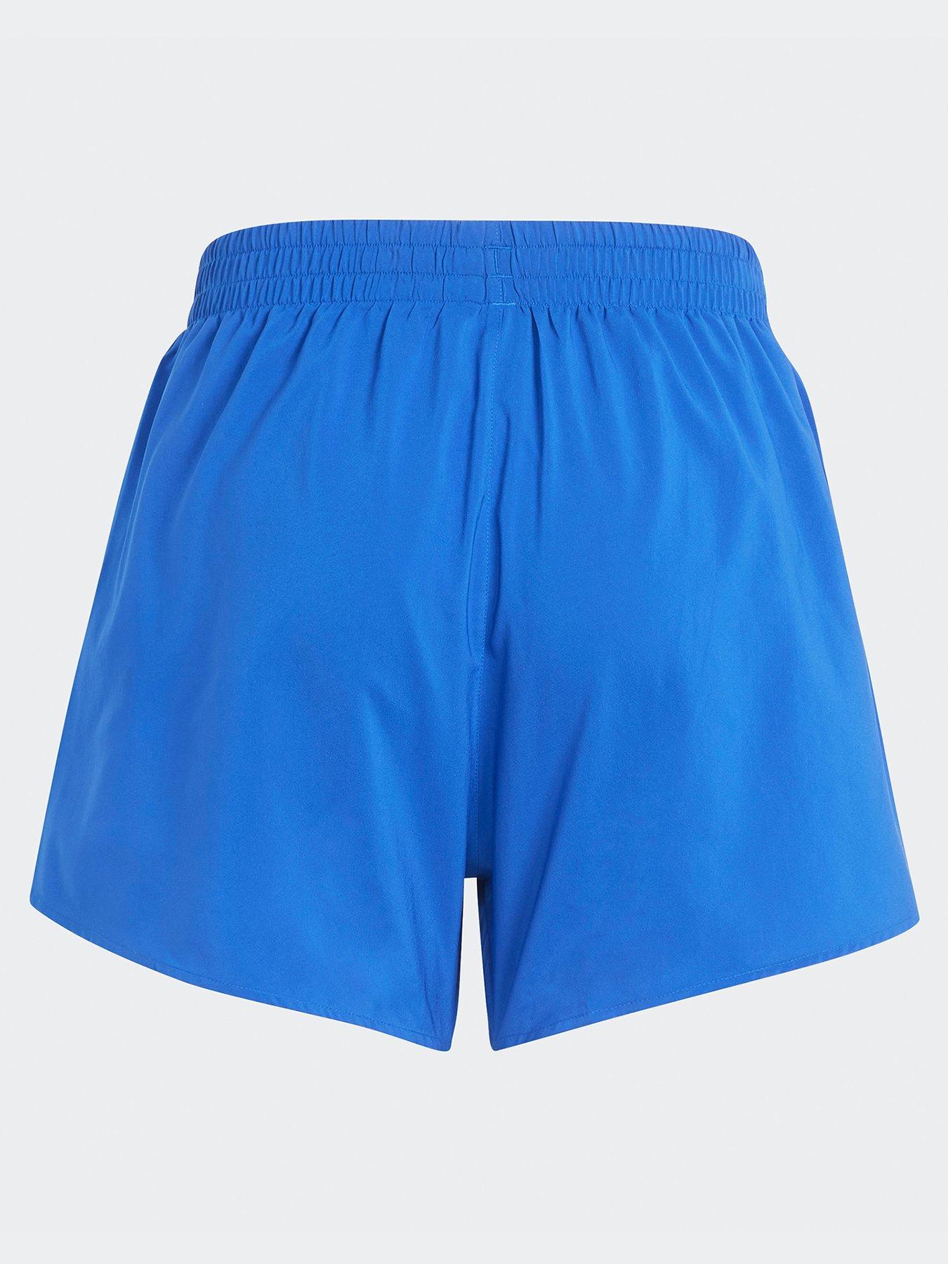 adidas Junior Boys Running Team Shorts - Blue | Very