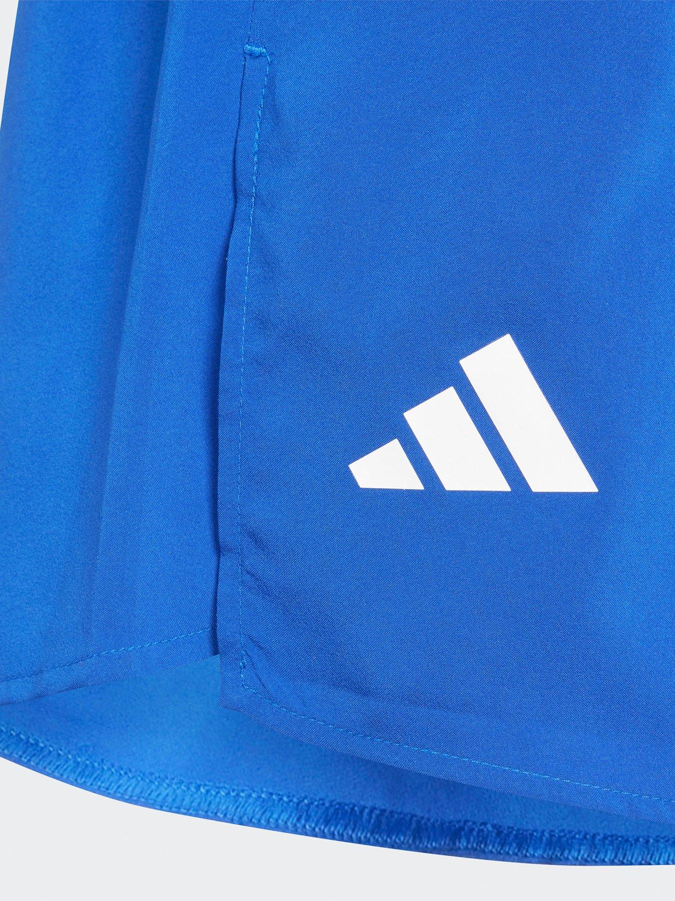 adidas Junior Boys Running Team Shorts - Blue | Very