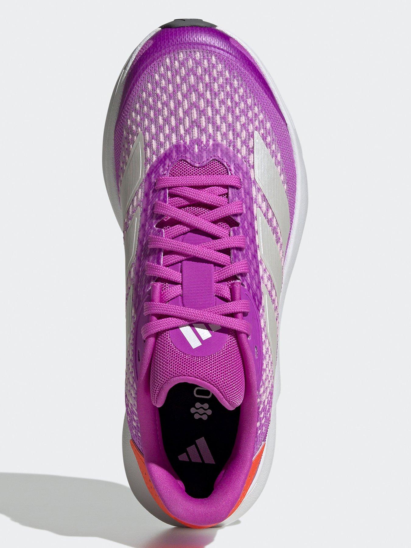 adidas Womens Running Duramo SL2 Trainers - Purple/Impact Orange | Very