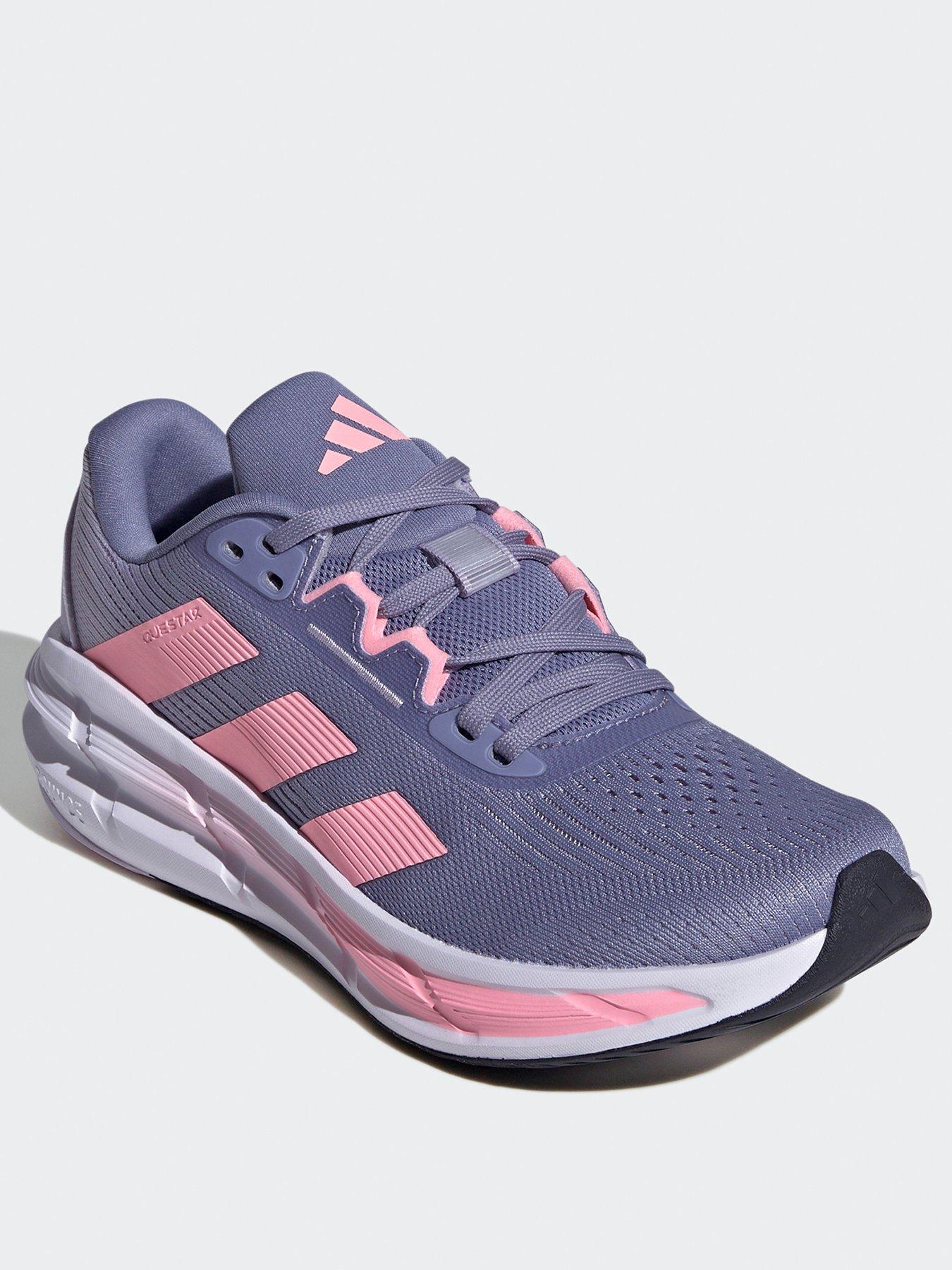 adidas Womens Running Questar 3 Trainers - Grey/Pink | Very