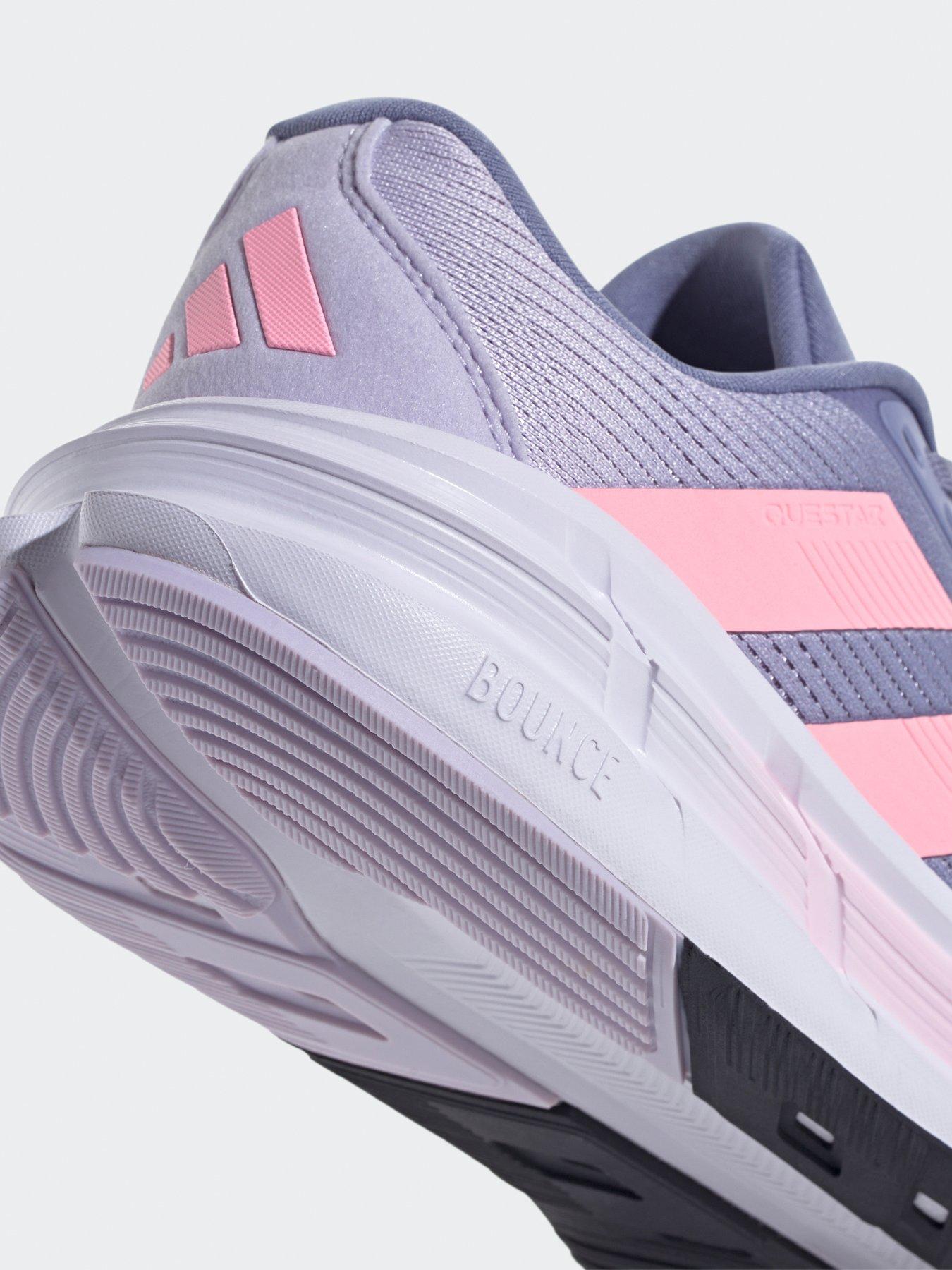 adidas Womens Running Questar 3 Trainers - Grey/Pink | Very
