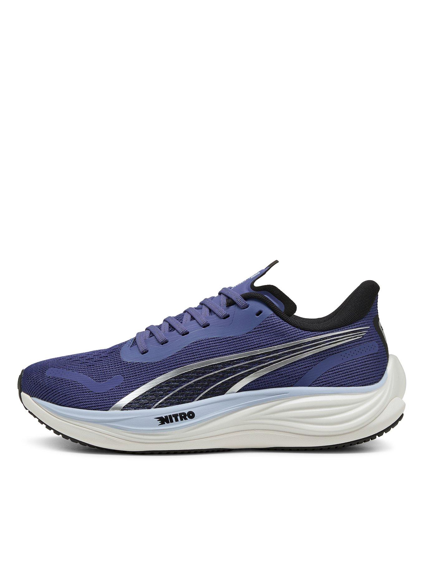 Puma Mens Running Velocity Nitro 3 Trainers - Purple | Very