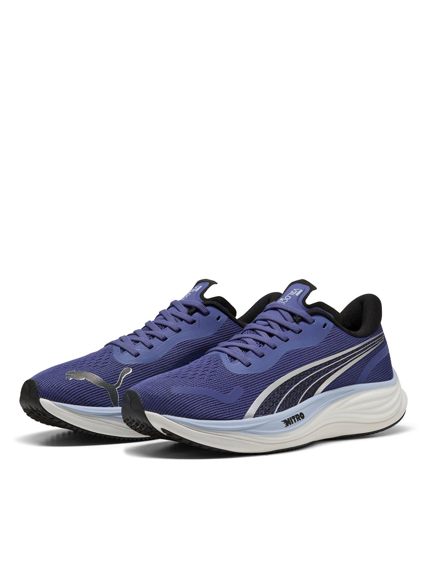 Puma Mens Running Velocity Nitro 3 Trainers - Purple | Very