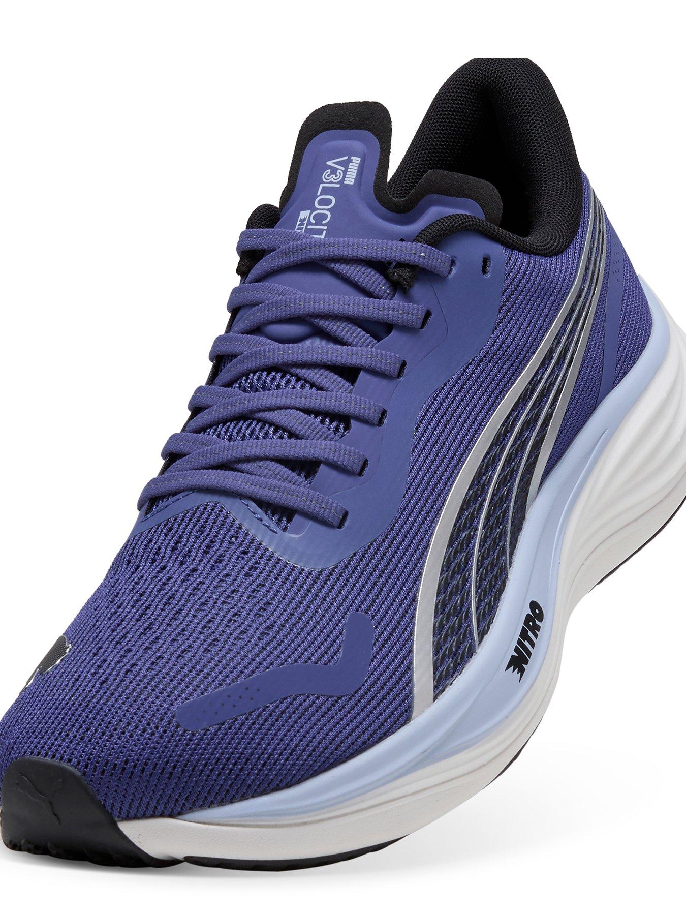 Puma Mens Running Velocity Nitro 3 Trainers - Purple | Very