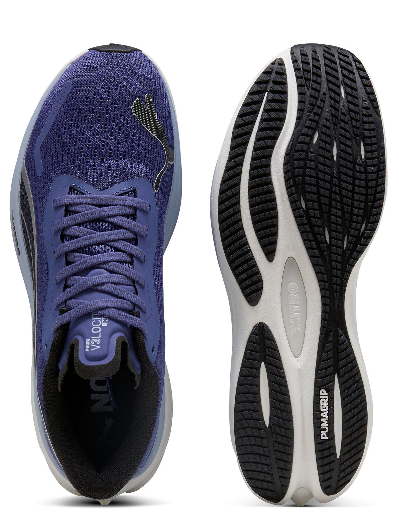Puma Mens Running Velocity Nitro 3 Trainers - Purple | Very