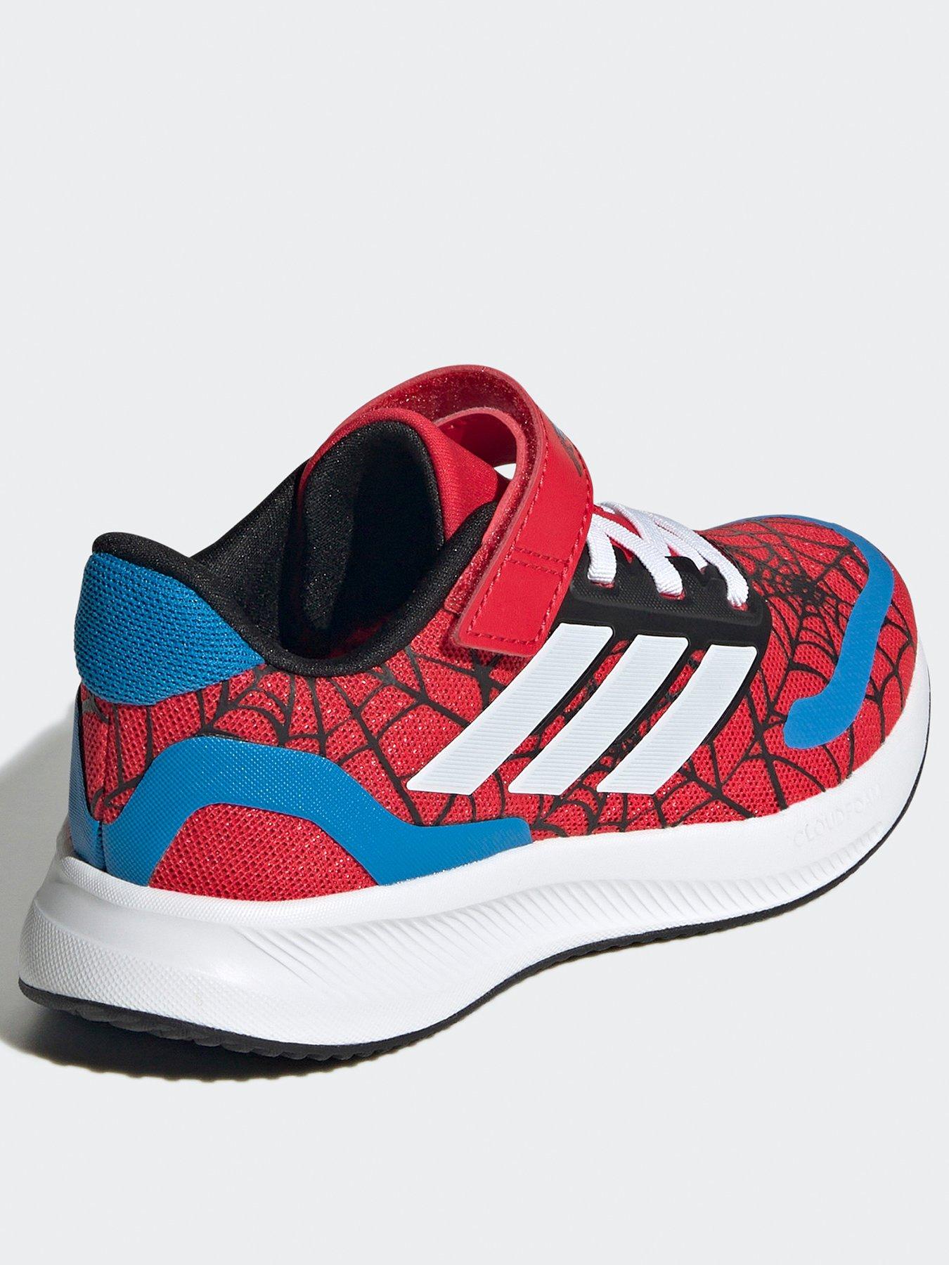 adidas Boys Kids Runfalcon Spider-Man Trainers - Red | Very