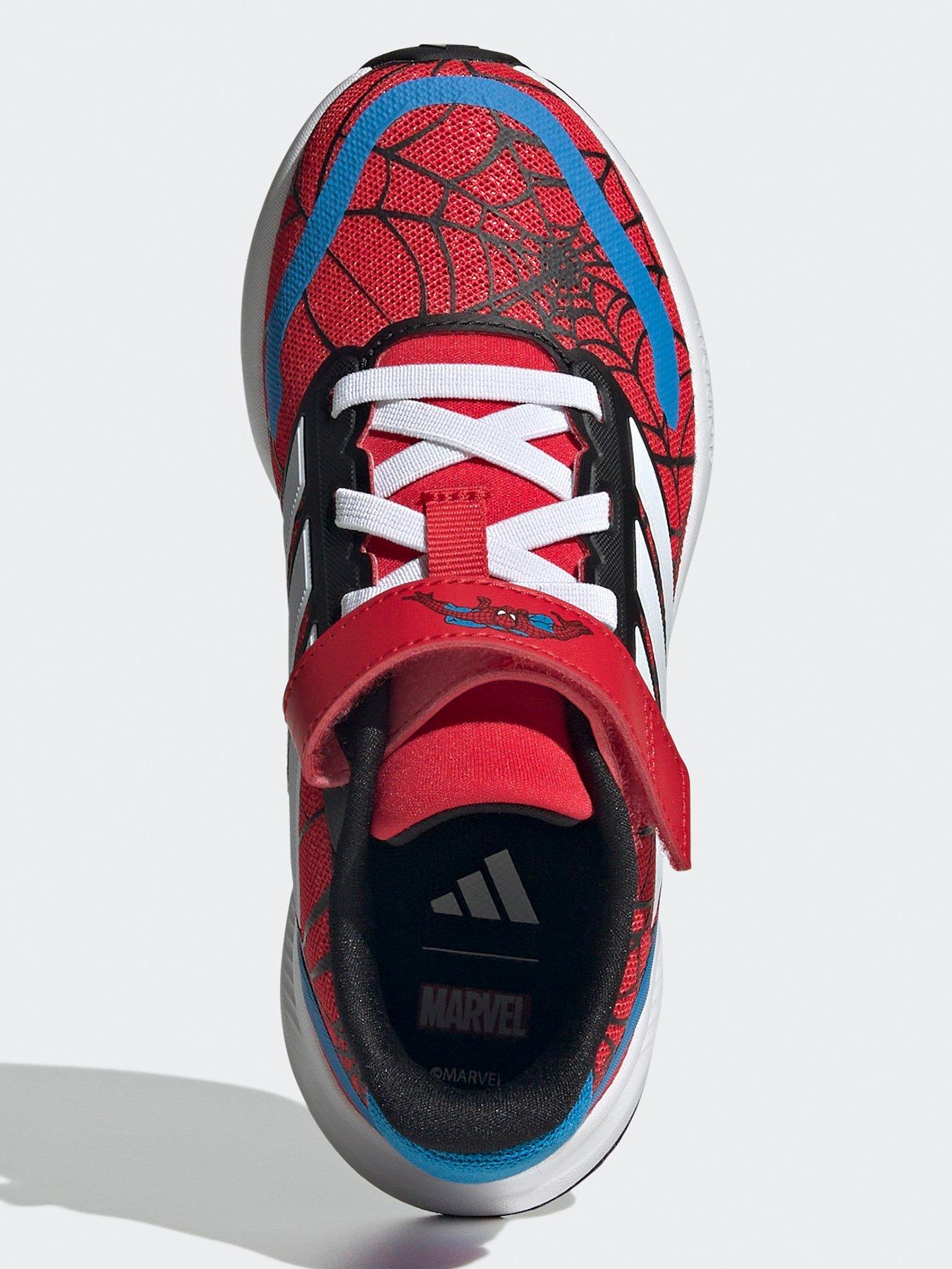adidas Boys Kids Runfalcon Spider-Man Trainers - Red | Very