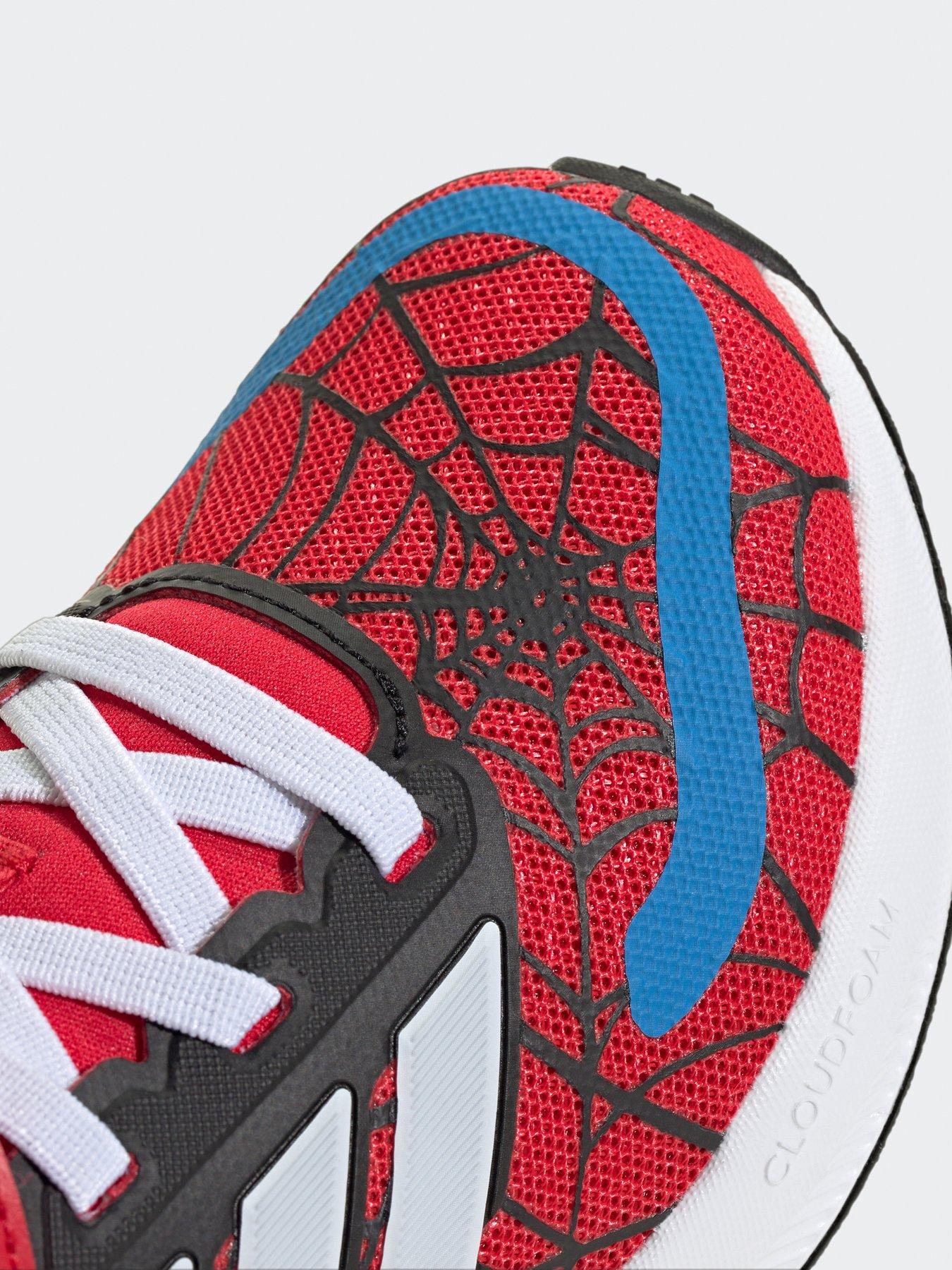 adidas Boys Kids Runfalcon Spider-Man Trainers - Red | Very
