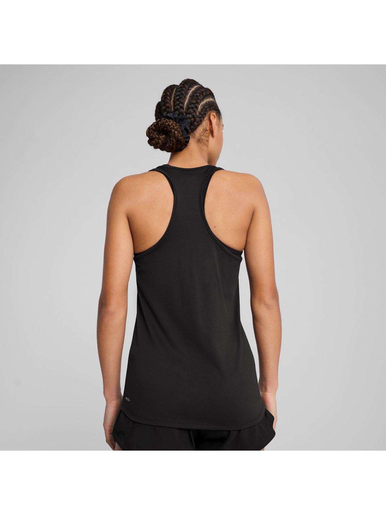 Puma Womens Training Essential Racerback Tank - Black | Very